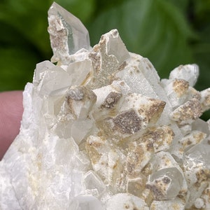 Rare Display___large Arkansas Quartz Crystal Cluster With Adularia - Etsy