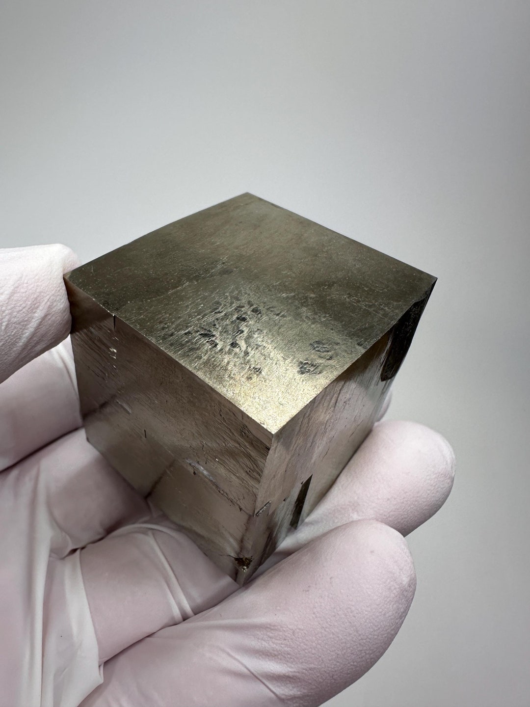 1 5/8" LARGE Rare Lustrous Pyrite Cube ___navajun Mine, Spain - Etsy