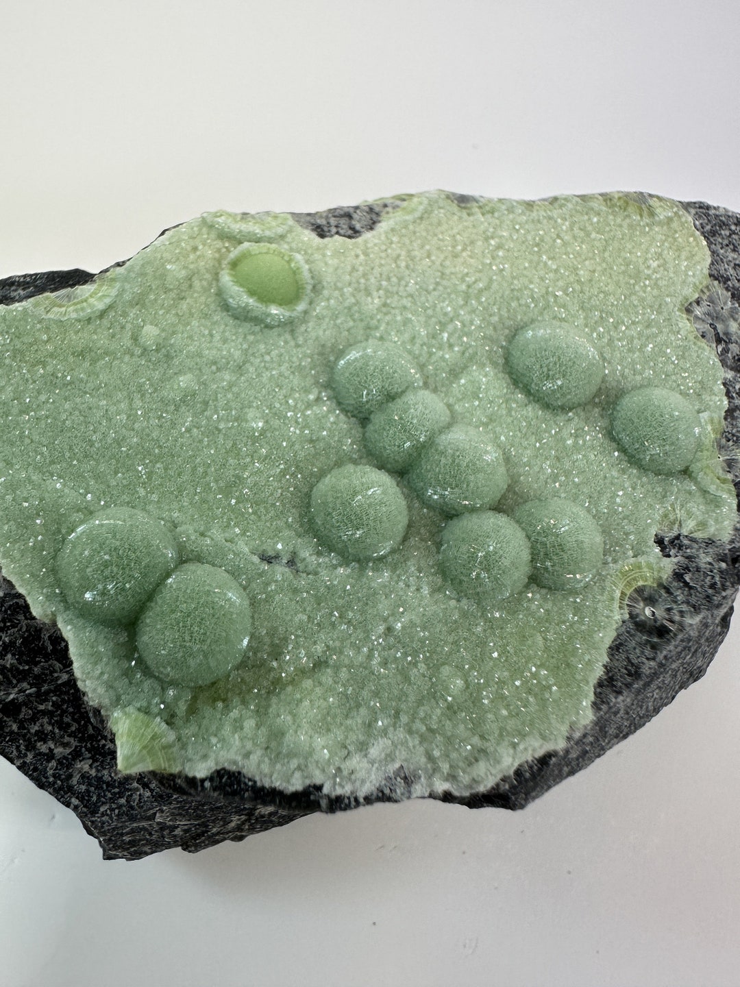 High Luster___large Beautiful RARE GREEN Wavellite Specimen - Etsy