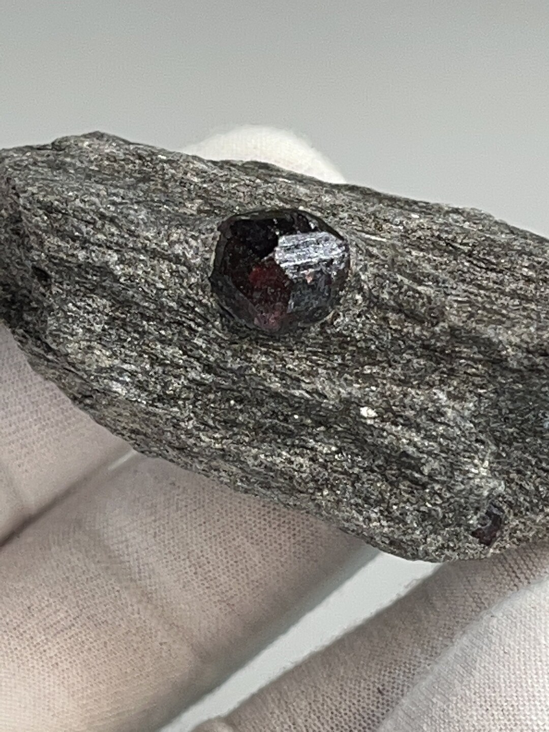 Gemmy Red Almandine Garnets in Matrix, Bella Vista Mine, Mitkof Island ...