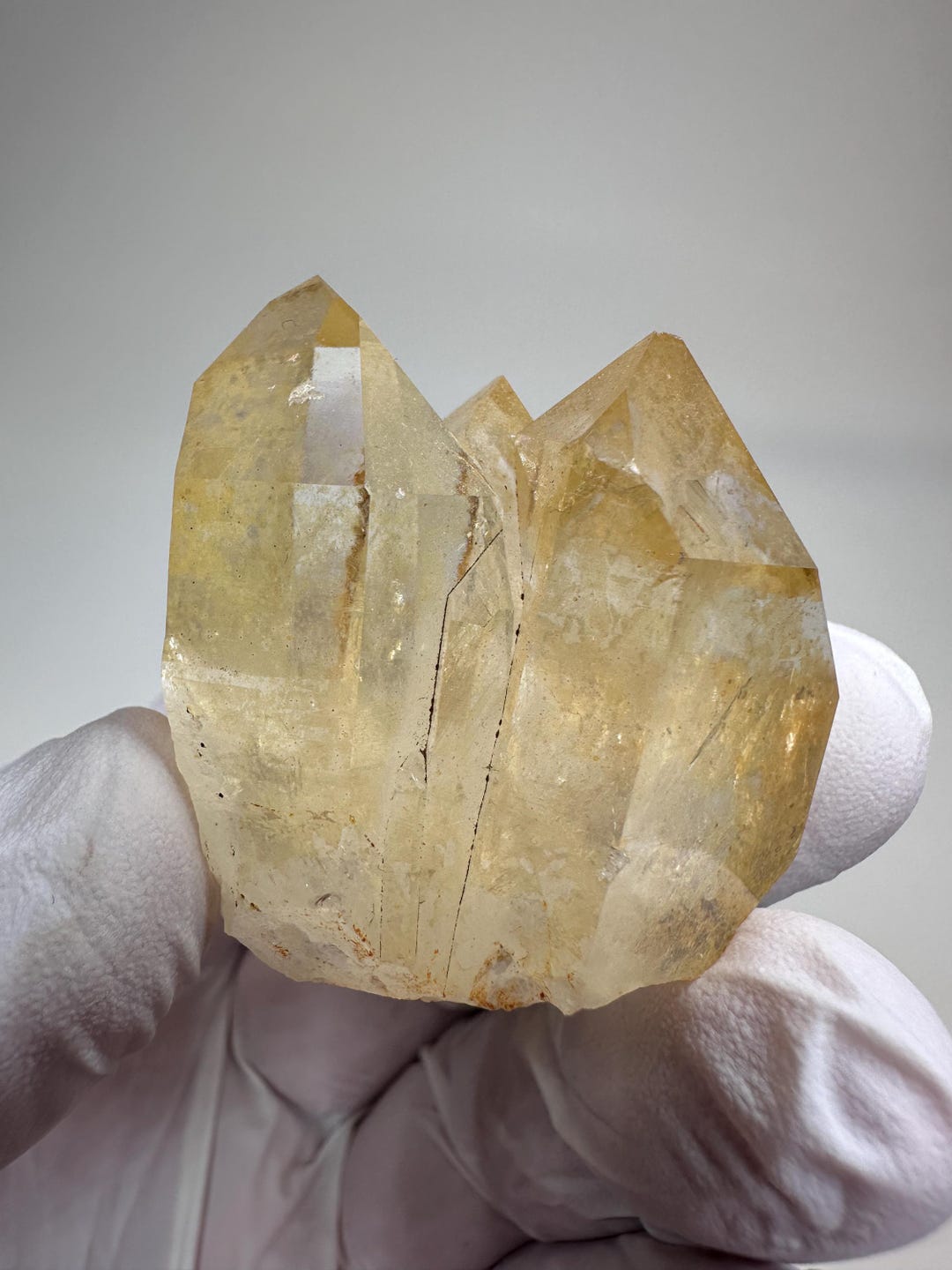 Rare Clear Arkansas Quartz Crystal Lemon Golden Healer Cluster - Etsy