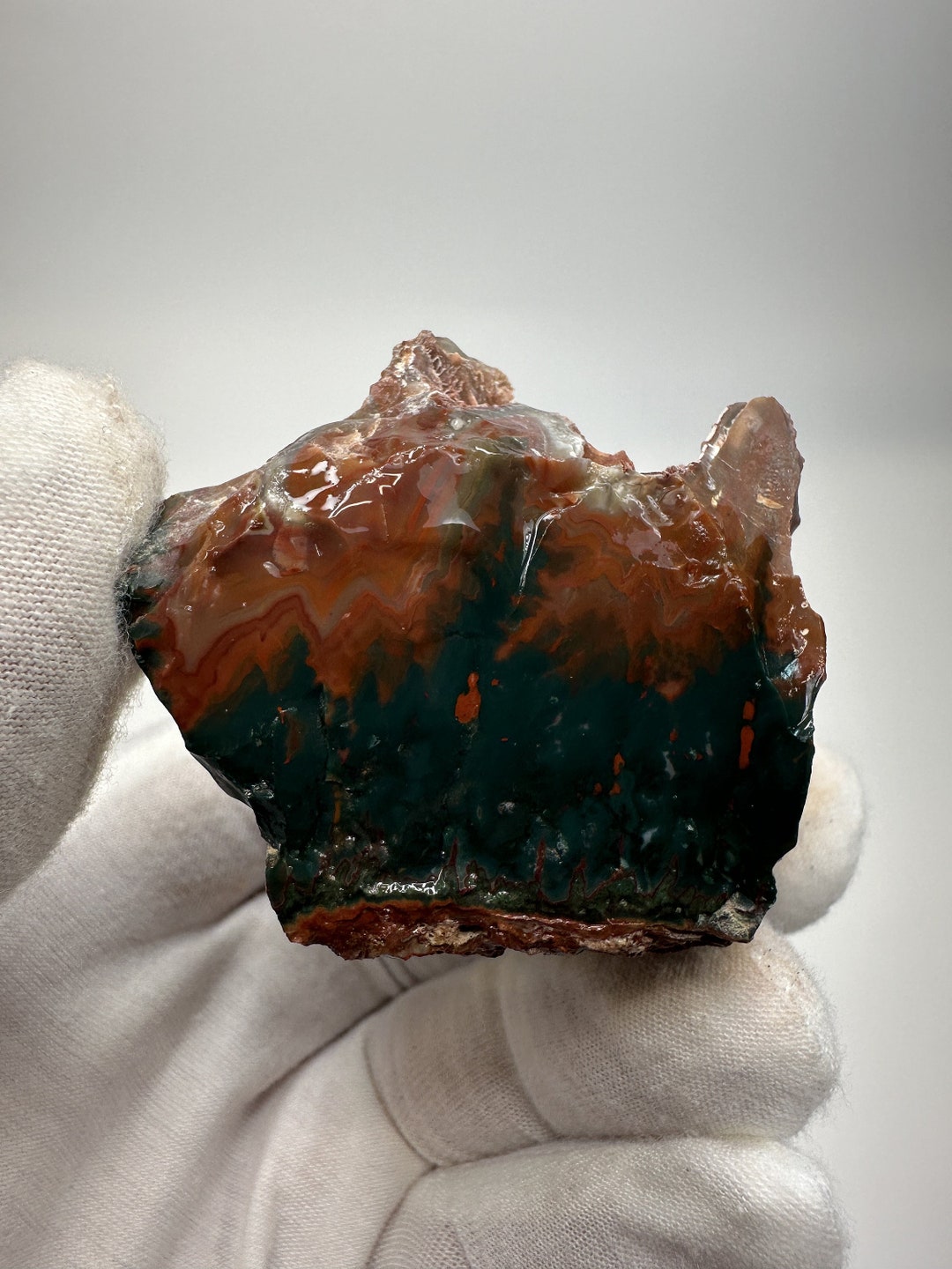 Top Grade__large RARE Idaho Sunset Jasper Rough Specimen- Agate - Lemhi ...