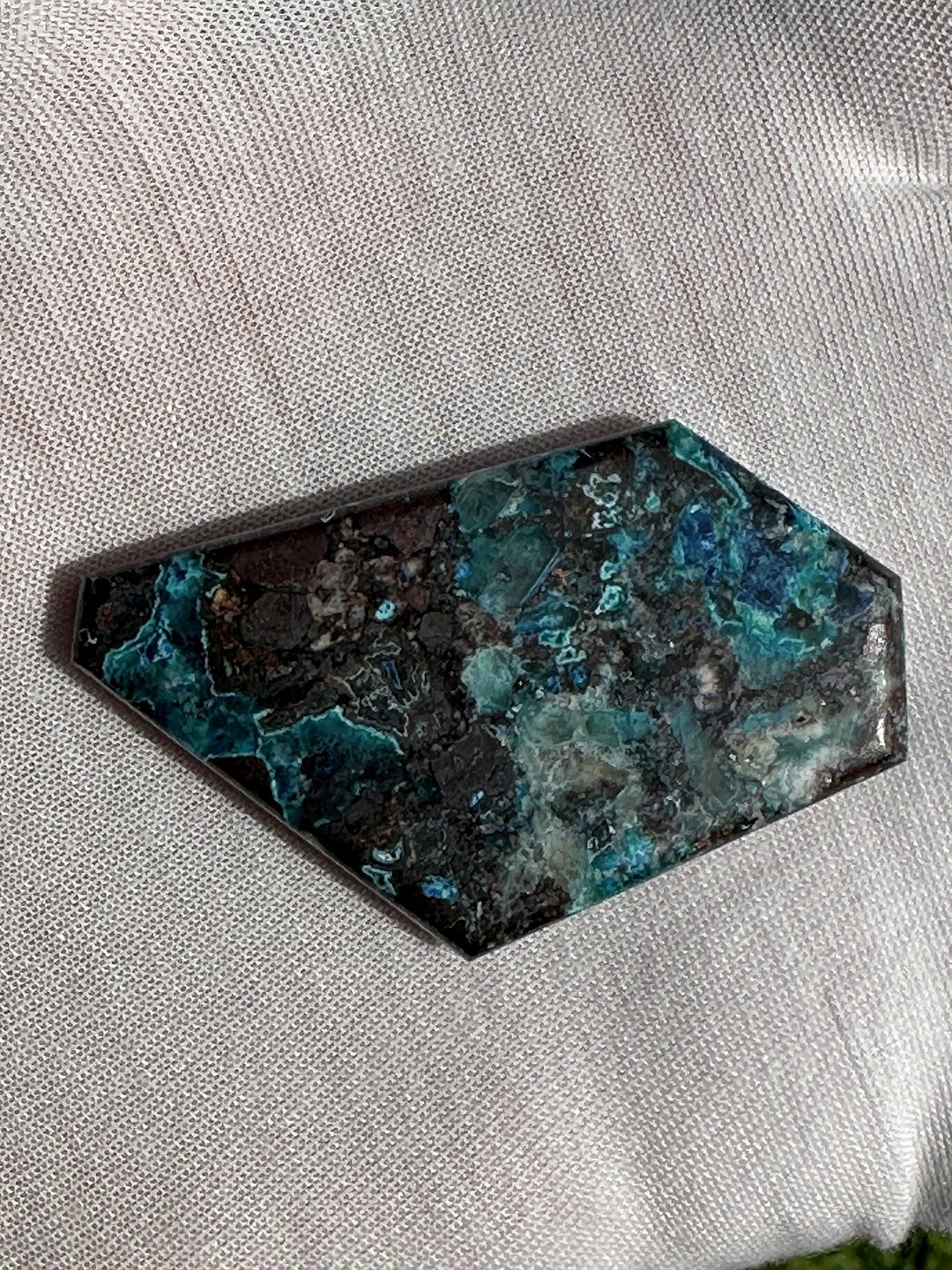 Incredibly Very RARE ( 126 Ct.) Polished Apache Gem Chrysocolla ...
