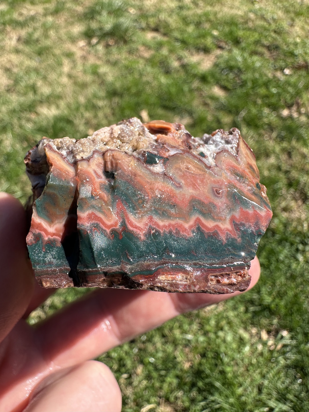 Top Grade__rare Idaho Sunset Jasper Rough Specimen- Agate - Lemhi ...