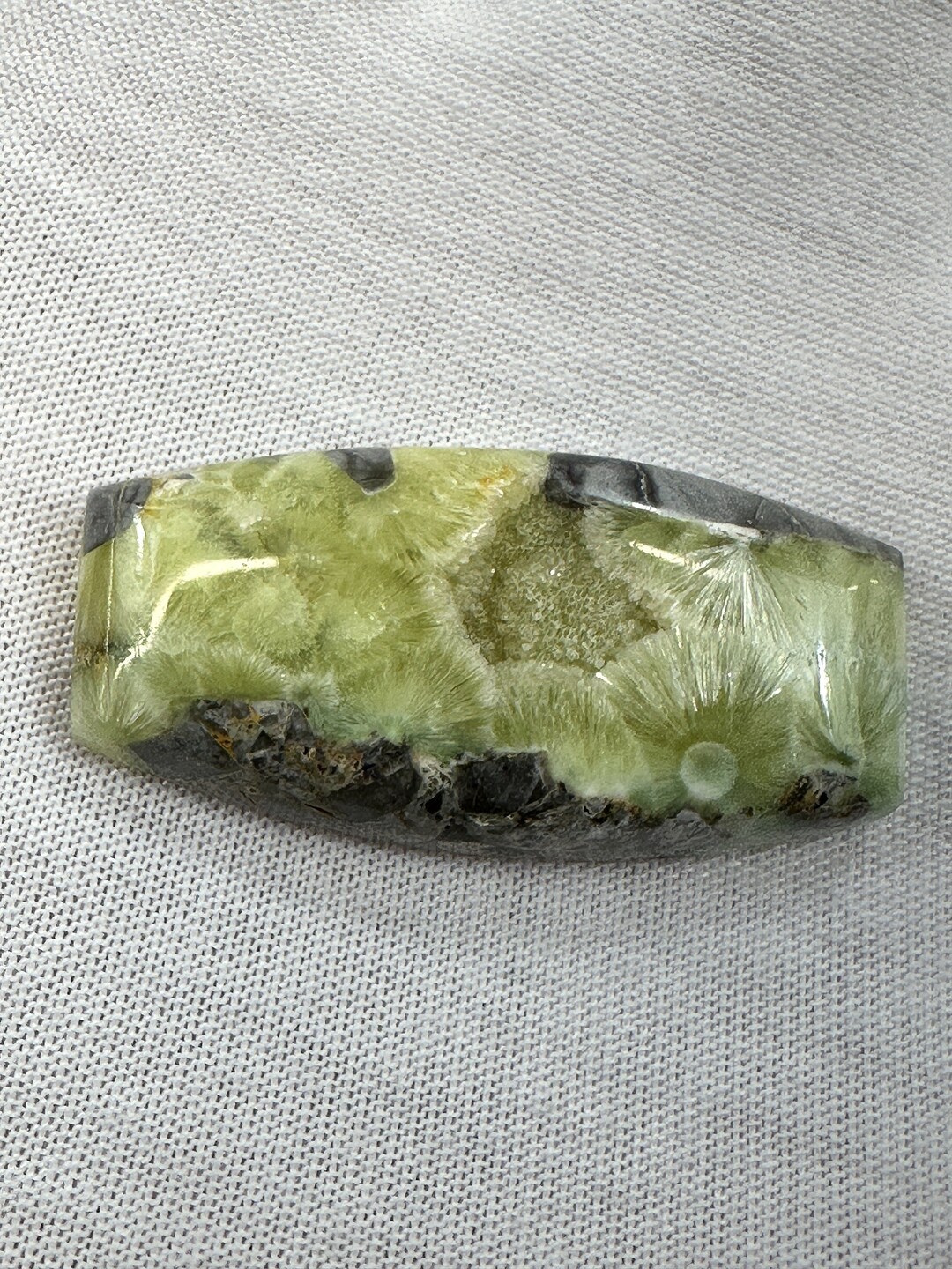 Incredible High-end RARE ( 45.5 Ct.) Polished Yellow Wavellite Designer ...