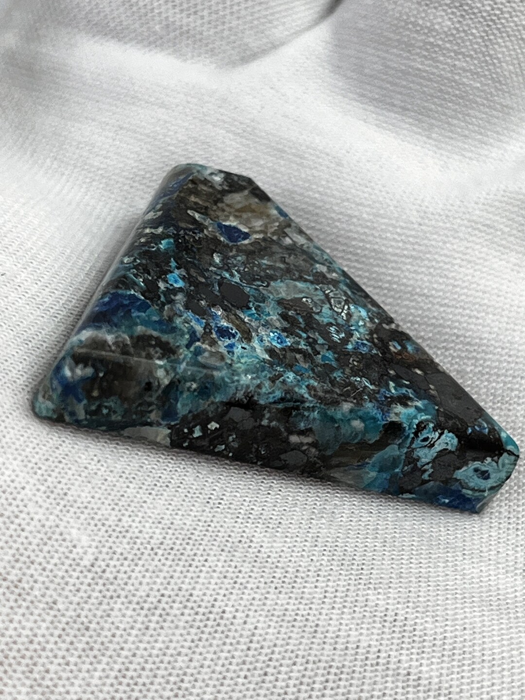 Incredibly Very RARE ( 74.5 Ct.) Polished Apache Gem Chrysocolla ...