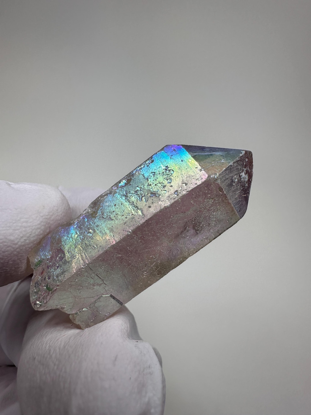 Record Keepers___beautiful Clear Angel / Opal Aura Arkansas Quartz ...