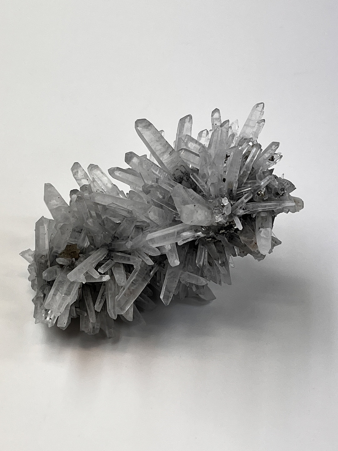 Exceptional Display___large Quartz Crystal Cluster With Pyrite From the ...