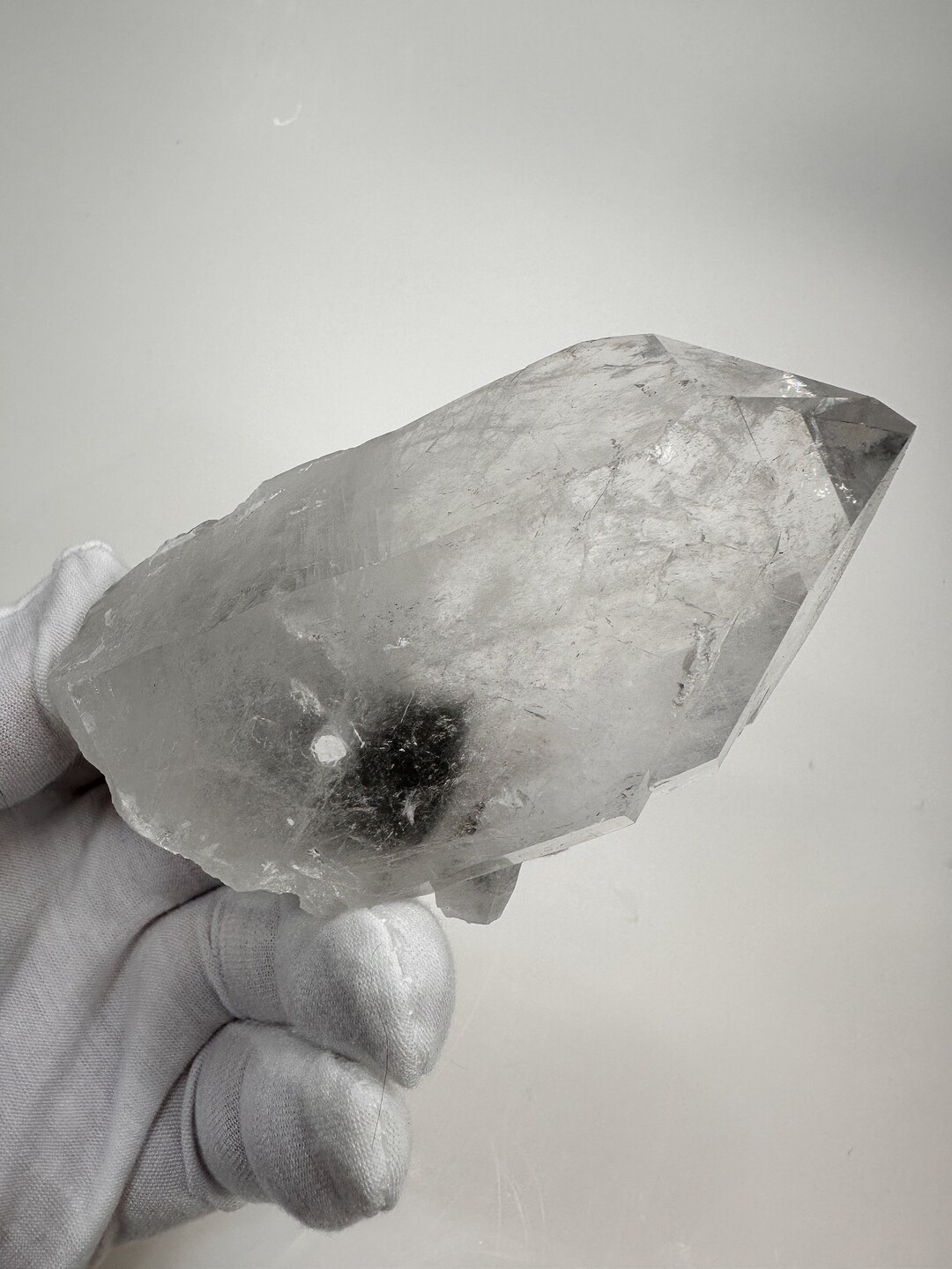 INCREDIBLE PHANTOM___RARE Arkansas Quartz Crystal DARK Blue Phantom ...