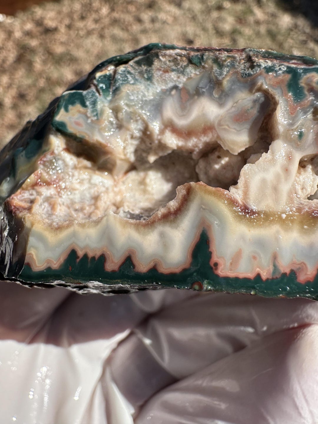 Top Grade__large RARE Idaho Sunset Jasper Rough Specimen - Agate ...