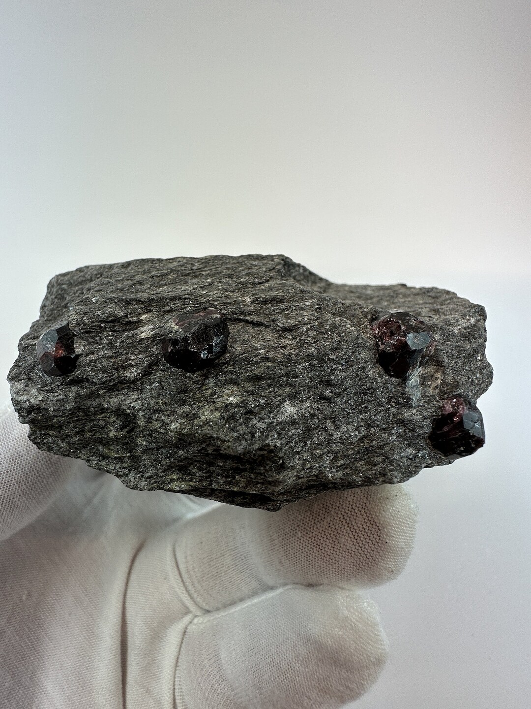 Gemmy Red Almandine Garnets in Matrix, Bella Vista Mine, Mitkof Island ...