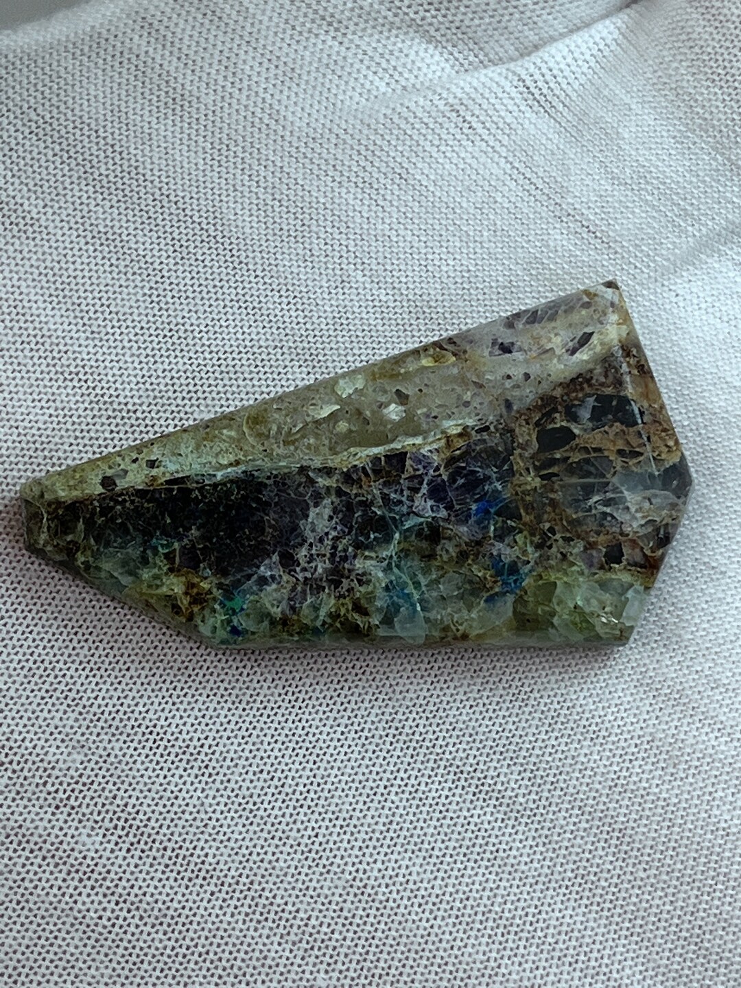 RARE ( 86.5 Ct. ) Kaleidoscope Prism Stone Designer Cabochon From Utah ...