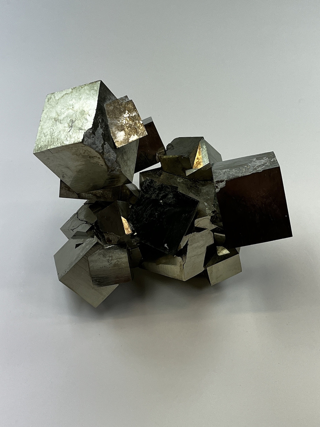 19 Cubes__large Lusterous Entwined Interlocking Pyrite Cube - Etsy