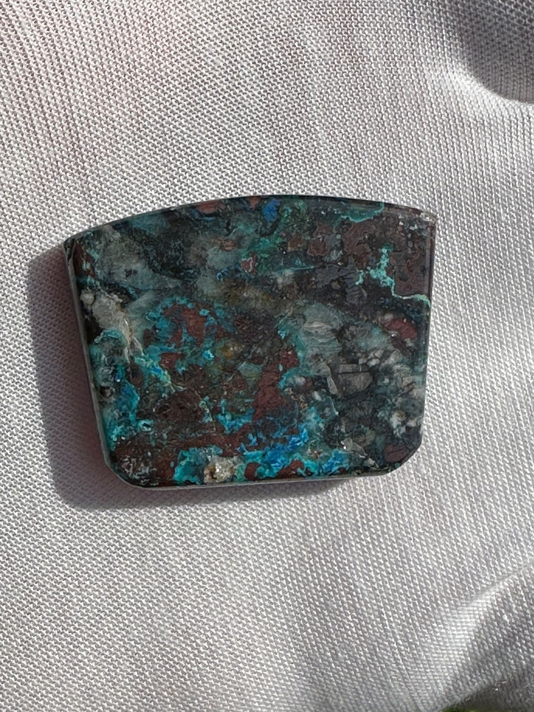 Incredibly Very RARE ( 121 Ct.) Polished Apache Gem Chrysocolla ...