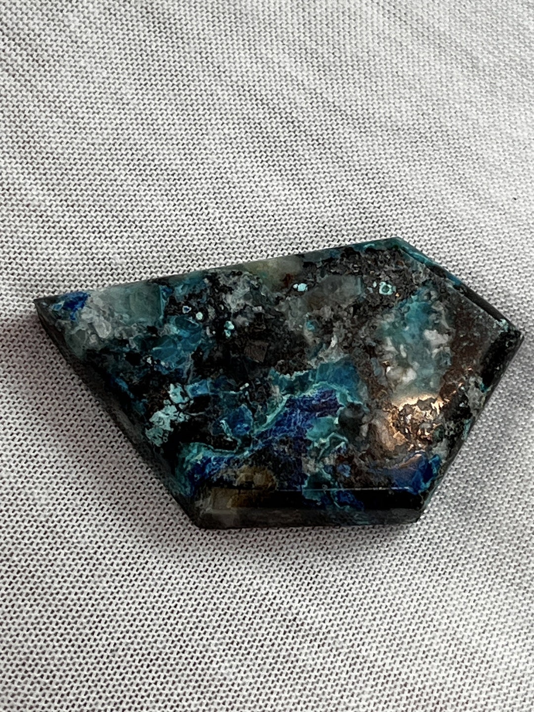 Incredibly Very RARE ( 85.5 Ct.) Polished Apache Gem Chrysocolla ...