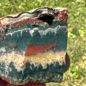 Top Grade__rare Idaho Sunset Jasper Rough Specimen Agate Lemhi County ...