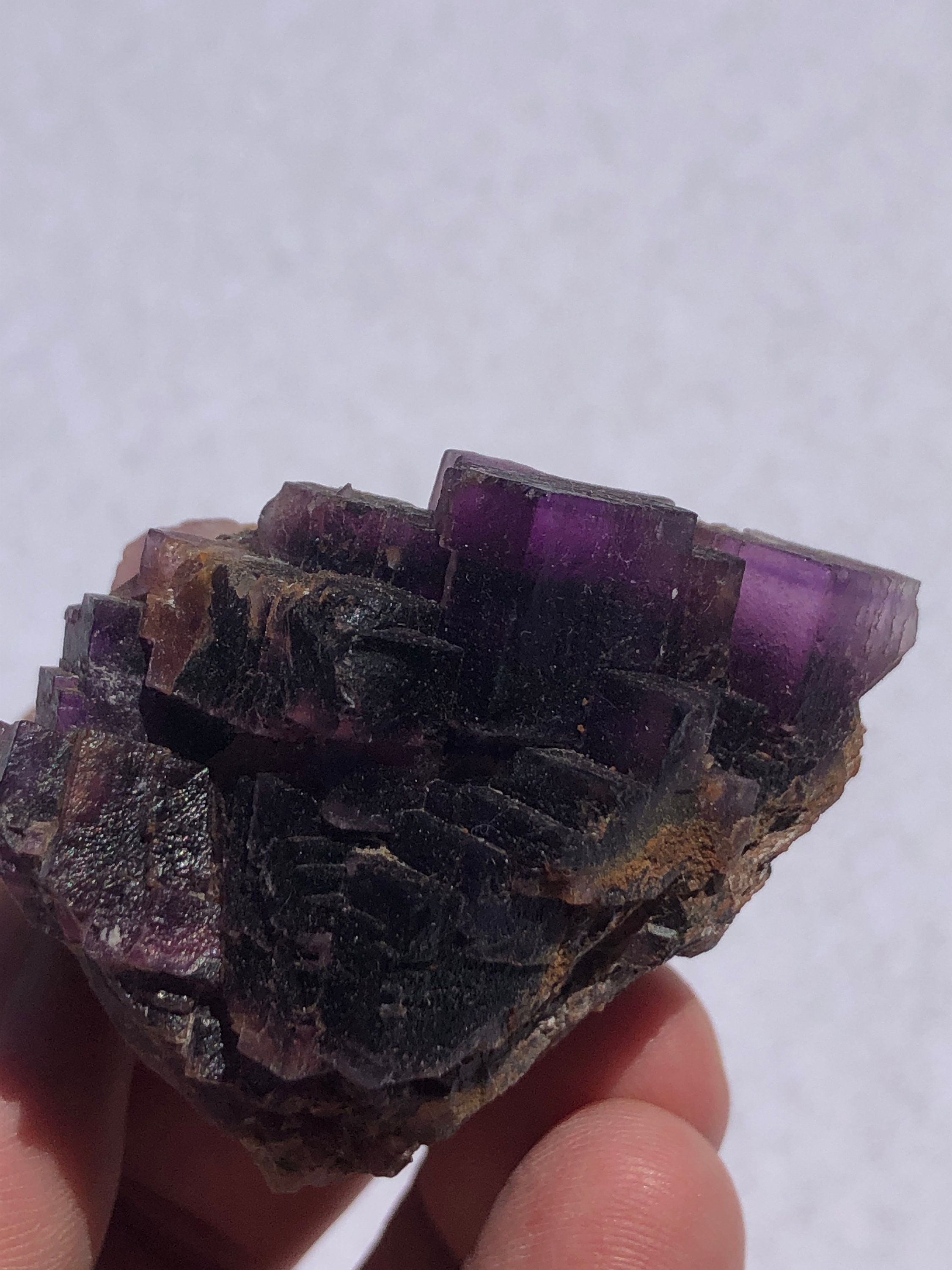 Clear Purple Fluorite Specimen Denton Mine Hardin Co. IL | Etsy