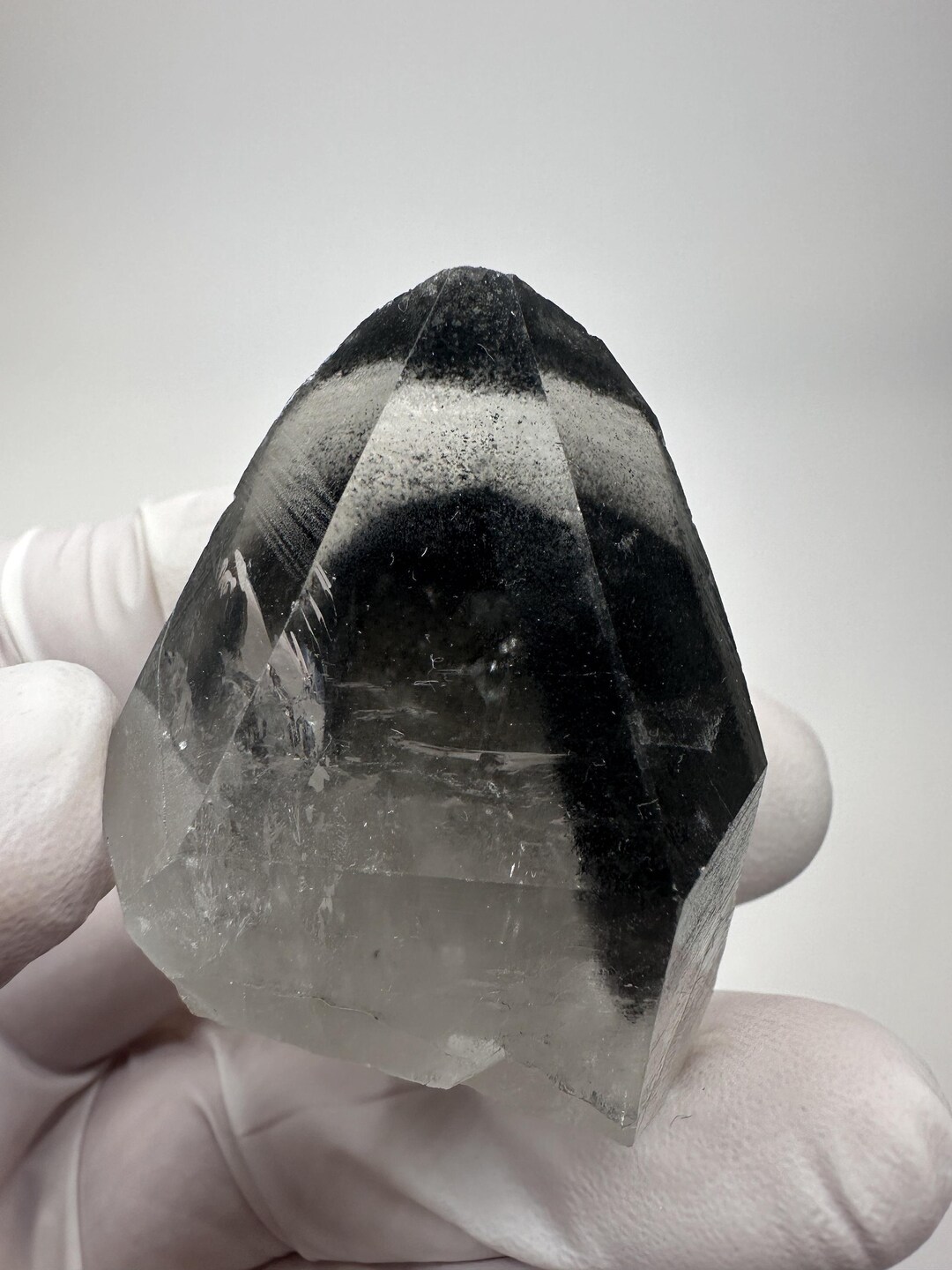 Incredible Phantom___large RARE Arkansas Quartz Crystal Dark Blue ...