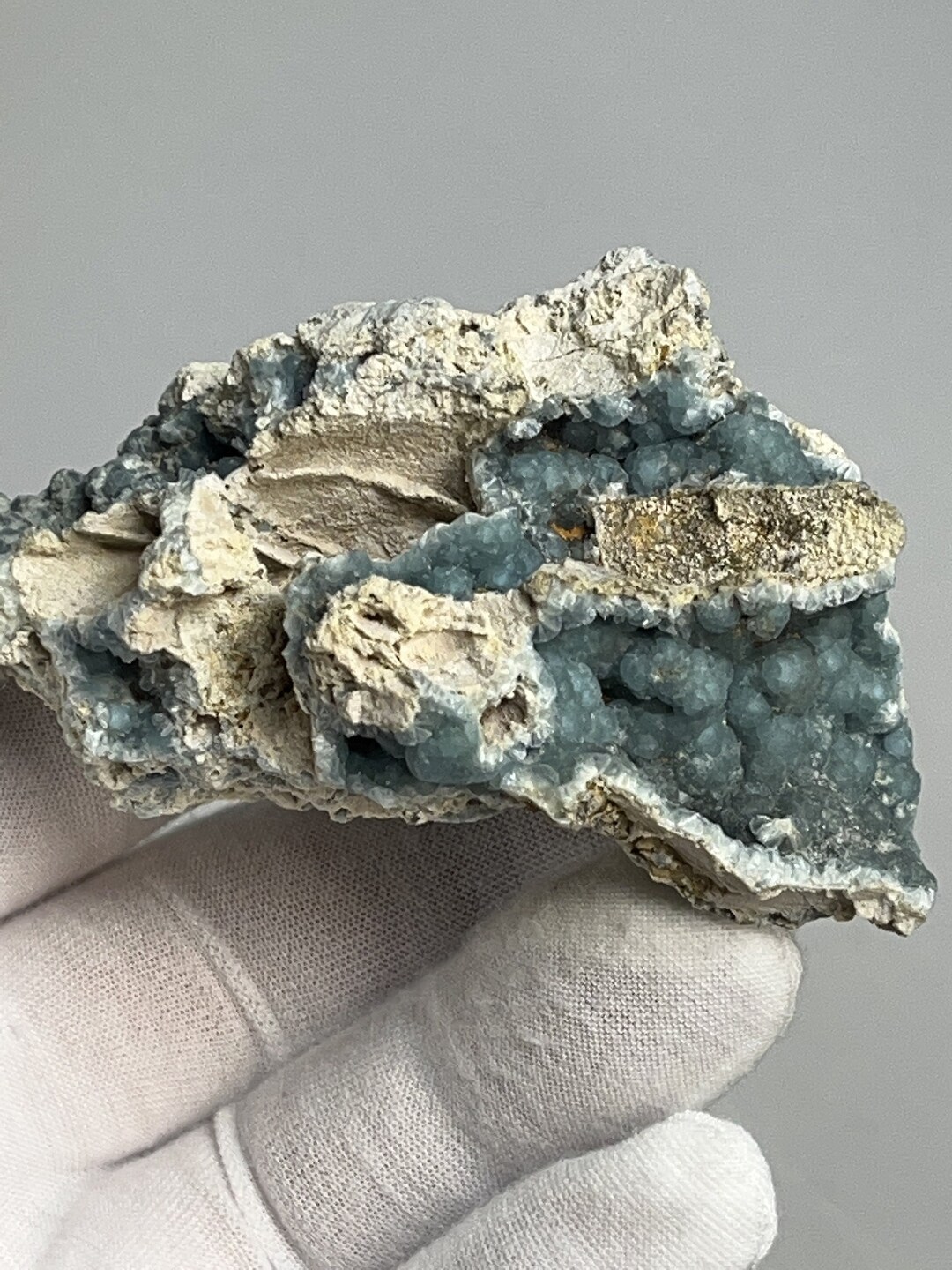 Incredible Luster___large VERY RARE BLUE Wavellite Specimen From ...