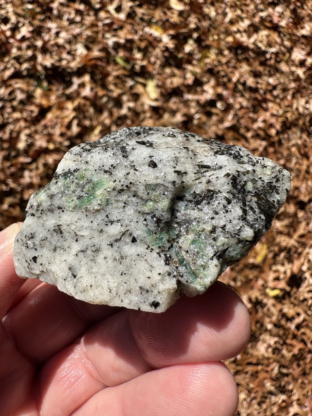 Large RARE Gemmy Dark Green Emerald in Matrix Specimen From Crabtree ...