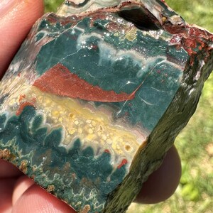 Top Grade__rare Idaho Sunset Jasper Rough Specimen Agate Lemhi County ...