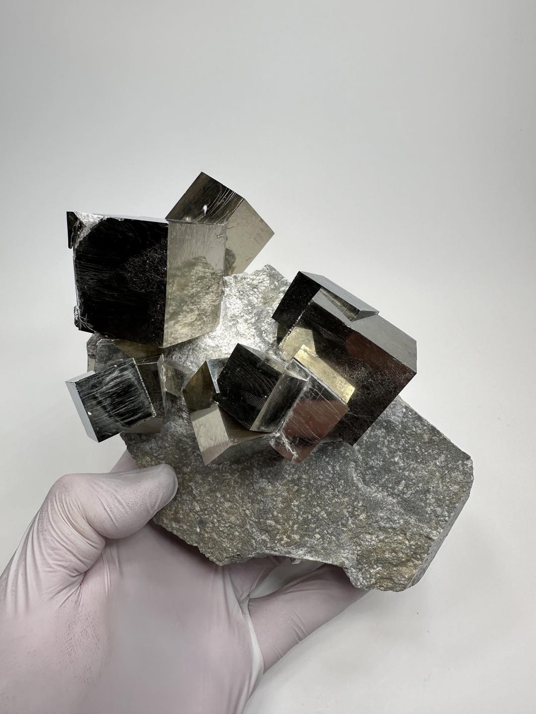 Our Finest__19 Cubes__large Lustrous Entwined Interlocking Pyrite Cube ...