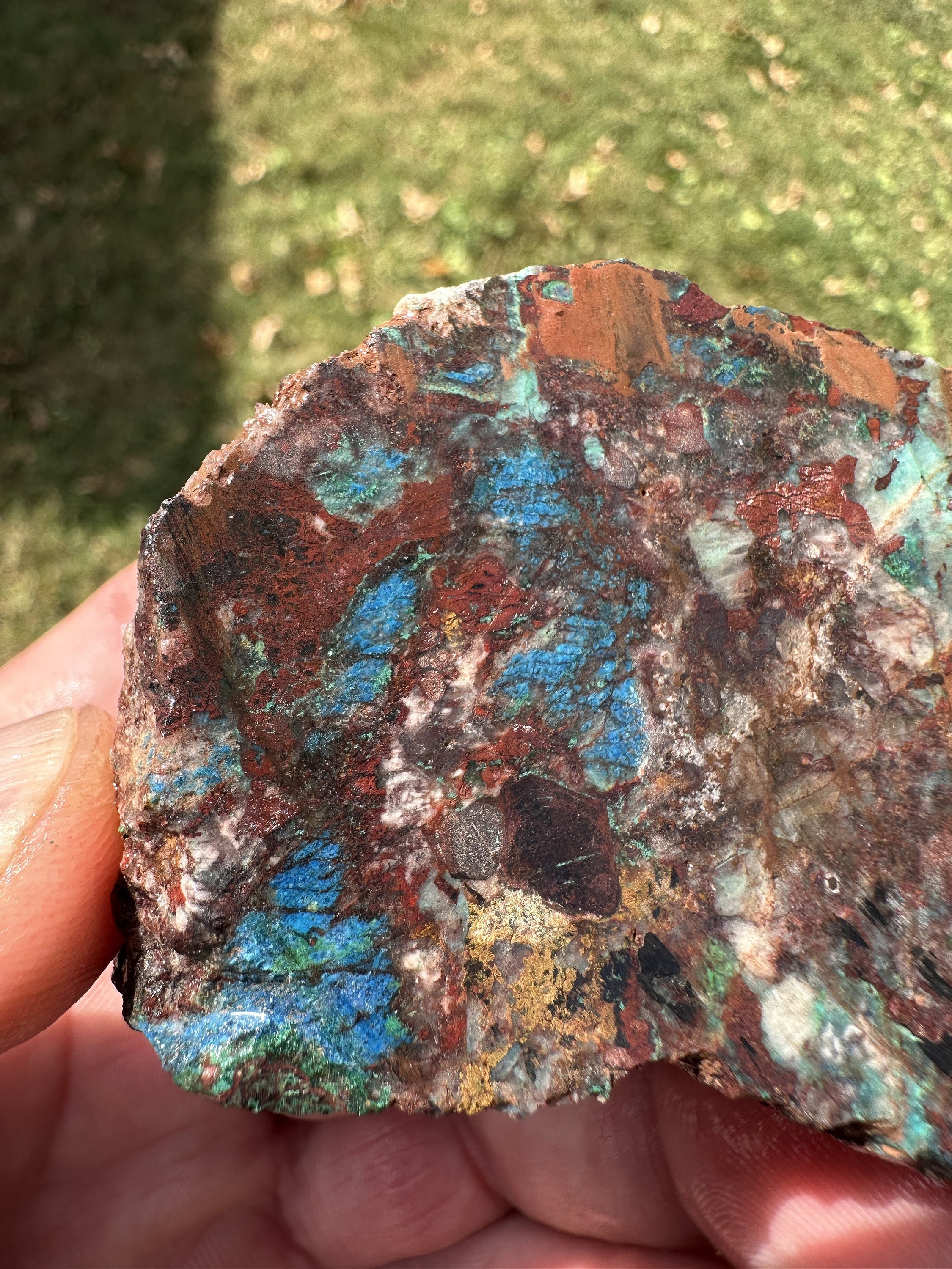Very RARE ( 106.6 Grams ) Apache Gem Chrysocolla / Silica Lapidary Faced Rough - Etsy