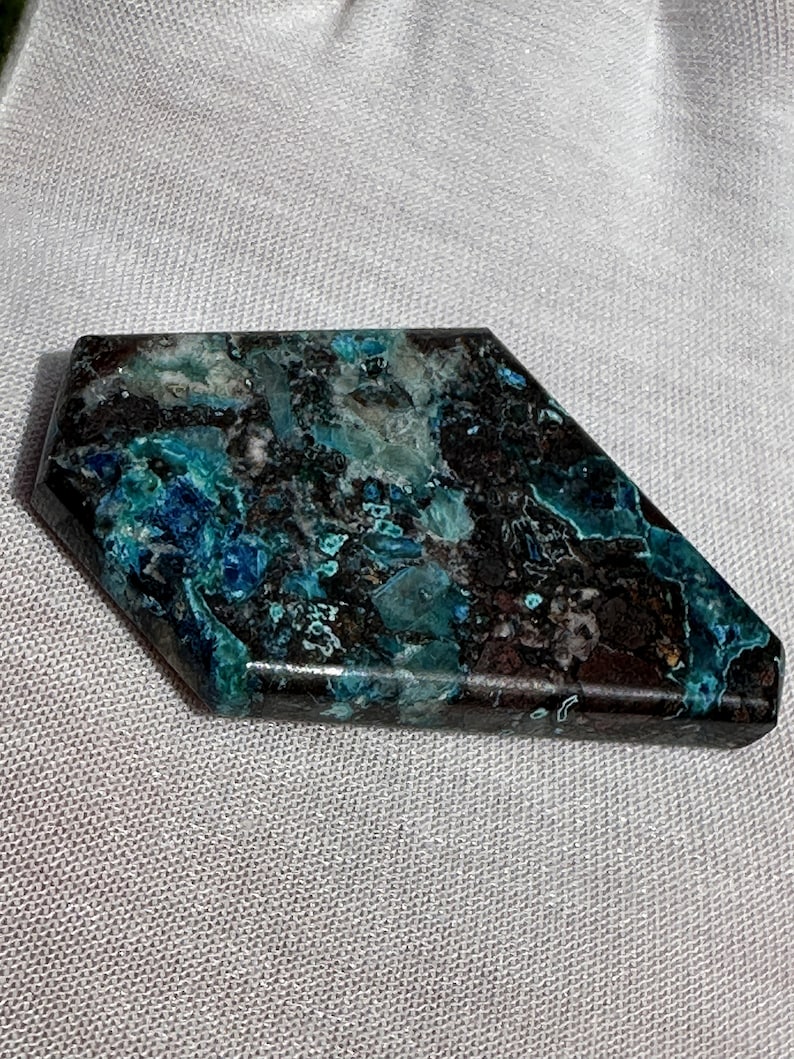 Incredibly Very RARE ( 126 Ct.) Polished Apache Gem Chrysocolla ...
