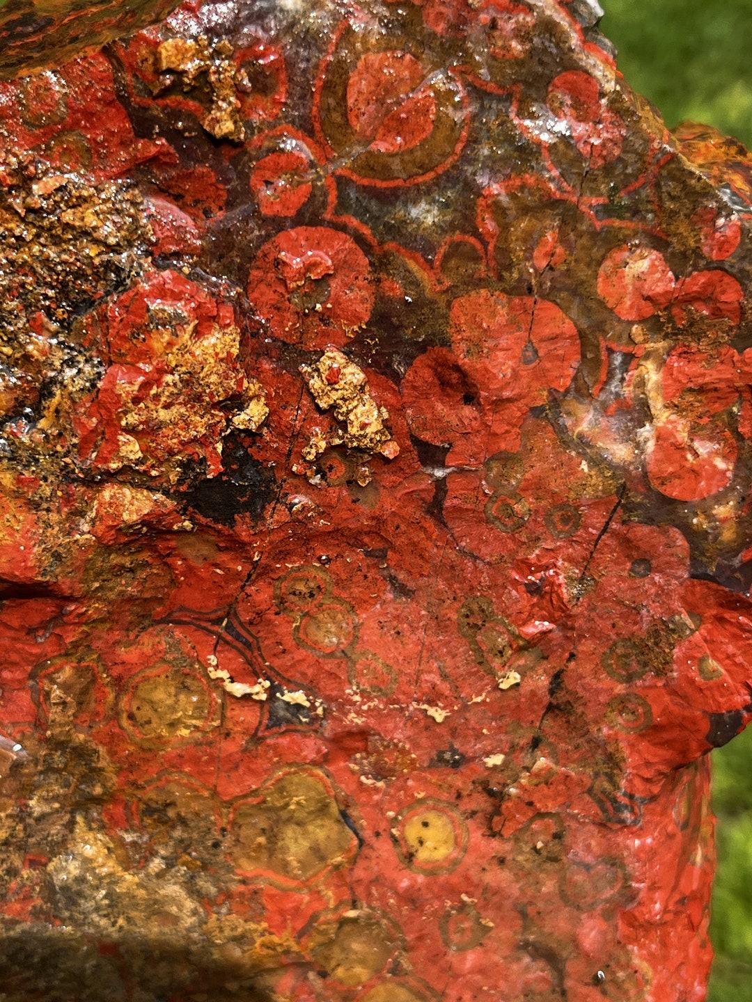 RARE ( 3.10 LB ) Top Quality Morgan Hill Poppy Jasper Rough, Morgan ...