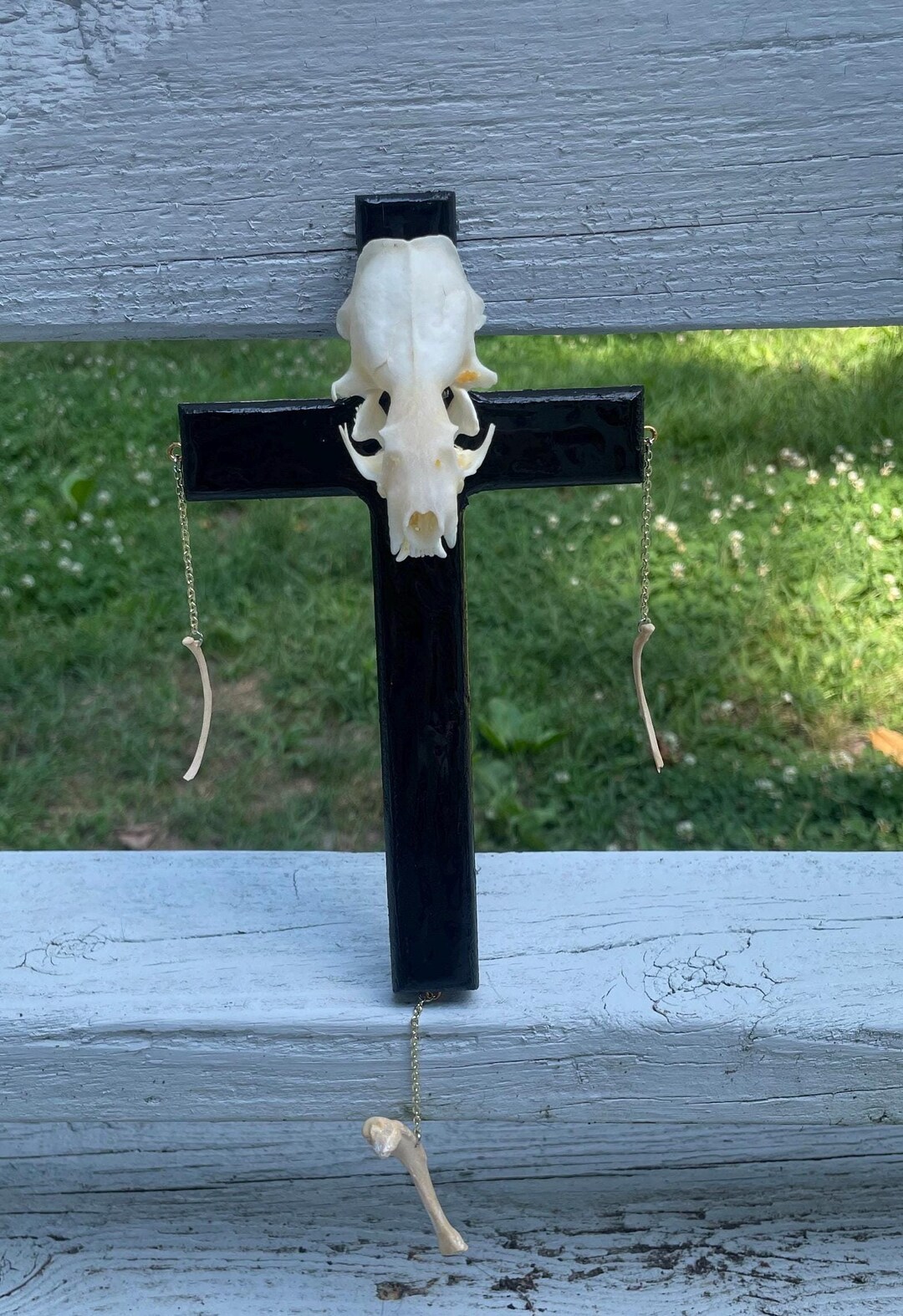 Gothic Skull Inverted Wooden Crosses, Dark Retro Wooden Wall Cross - Etsy