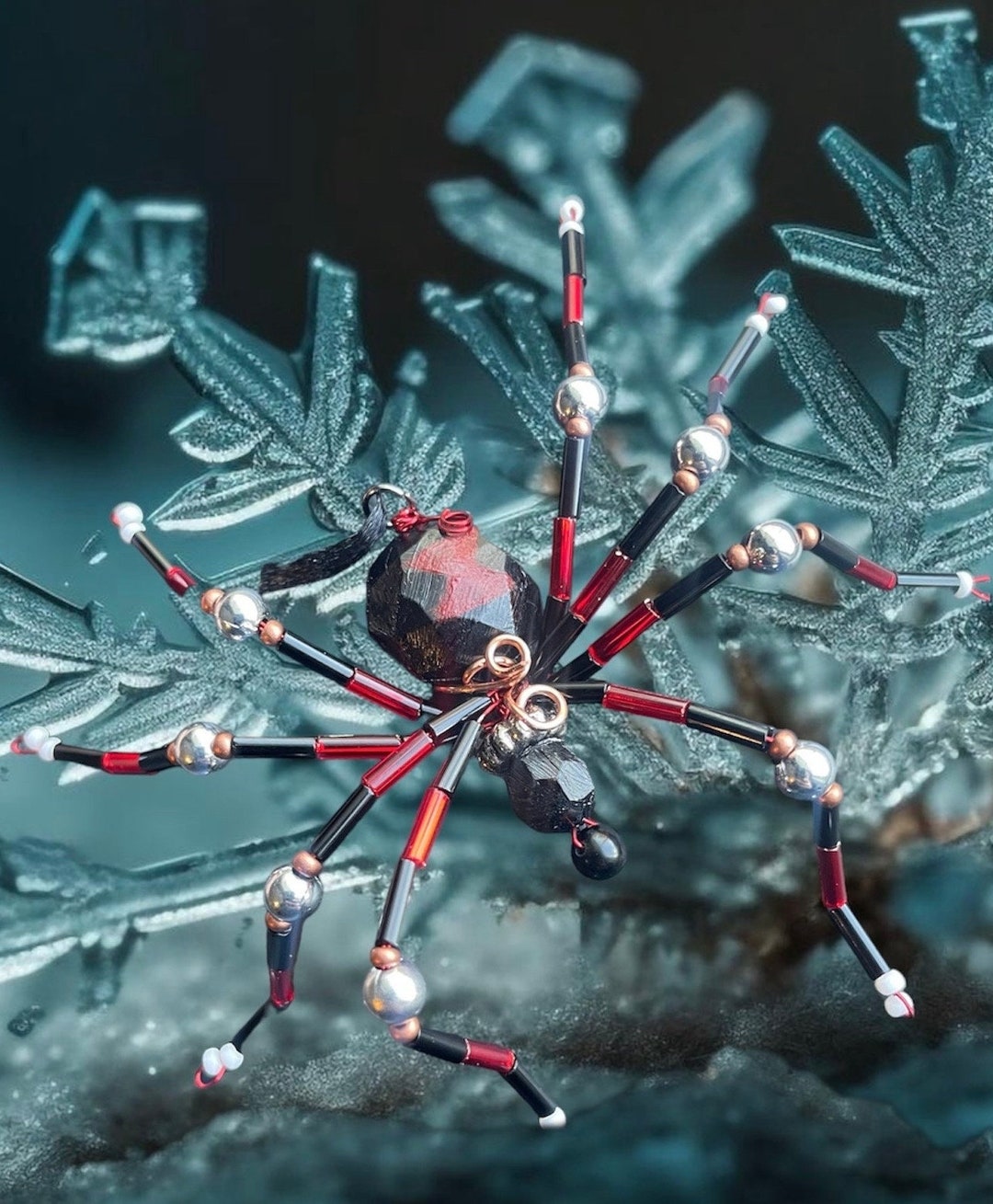 German Christmas Spider Ornaments, Yule Time, Gothic Ornament Black ...