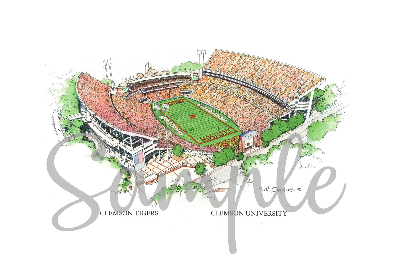 Clemson University Clemson Memorial Stadium Frank Howard Field Death ...