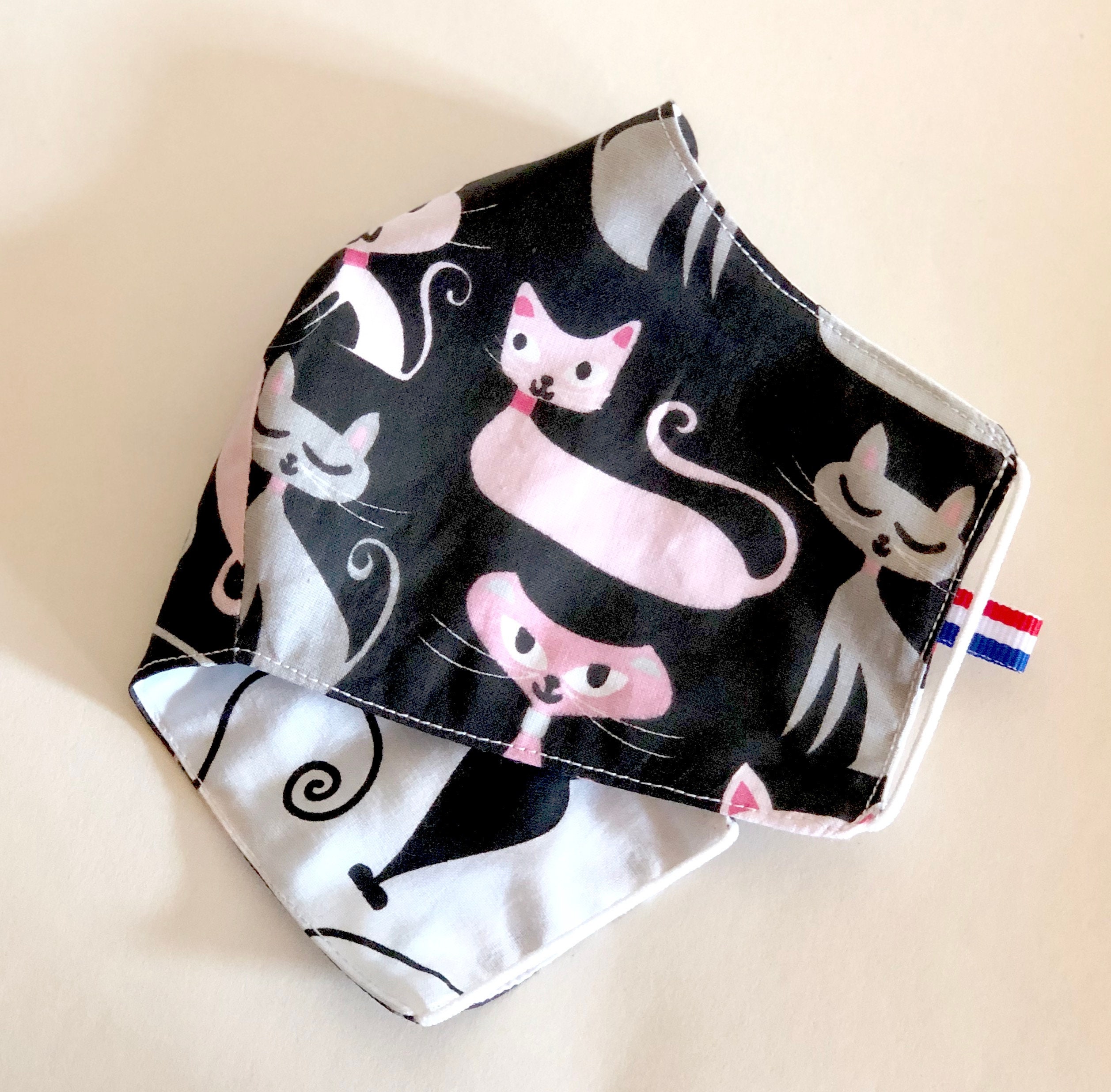 Washable, Reversible Cotton Face Mask / Chemo Mask / Flu Mask / Germ ...