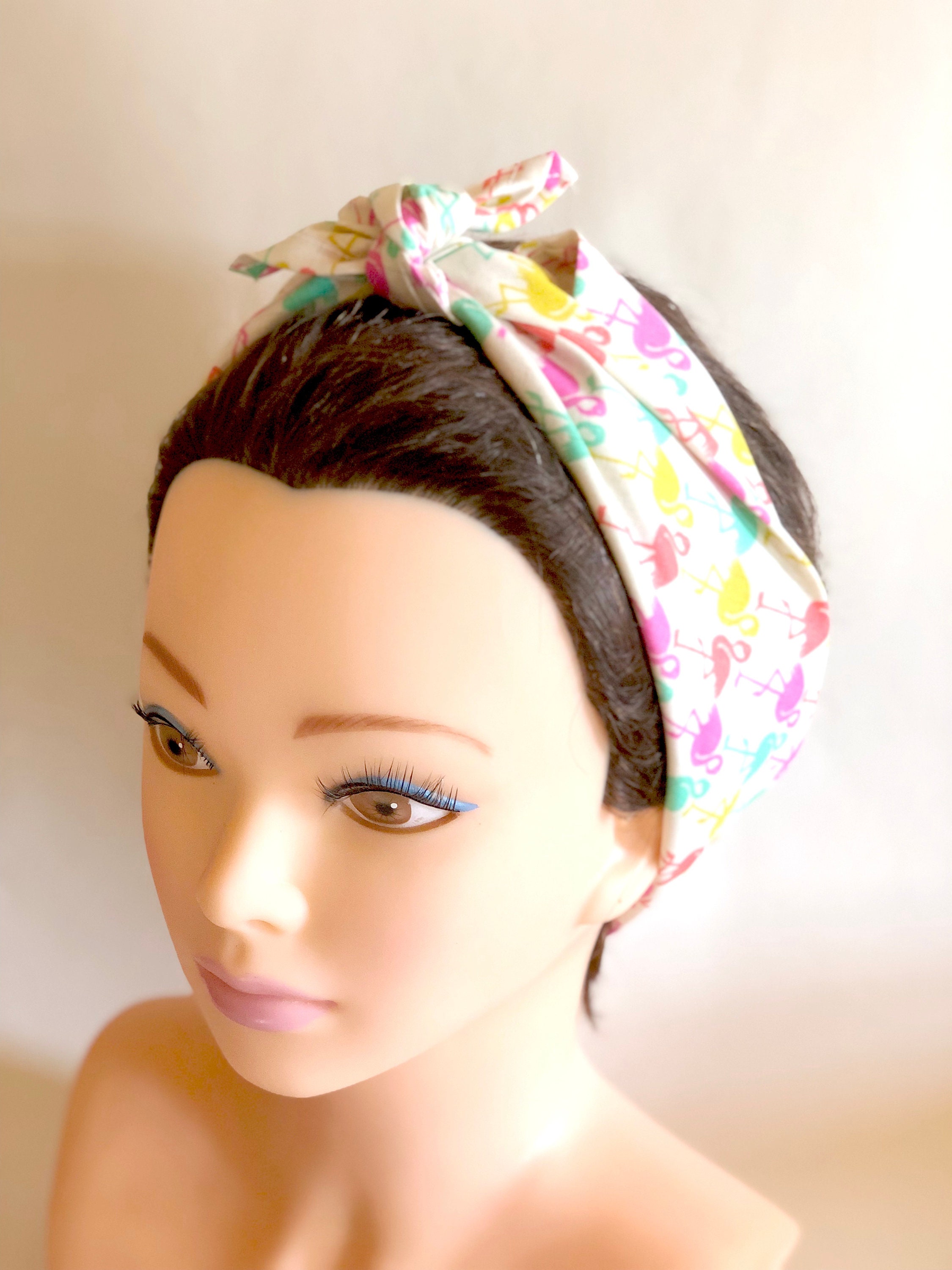 Flamingo Bandana, Chemo Headwear Women, Head Scarf for Cancer Patients ...