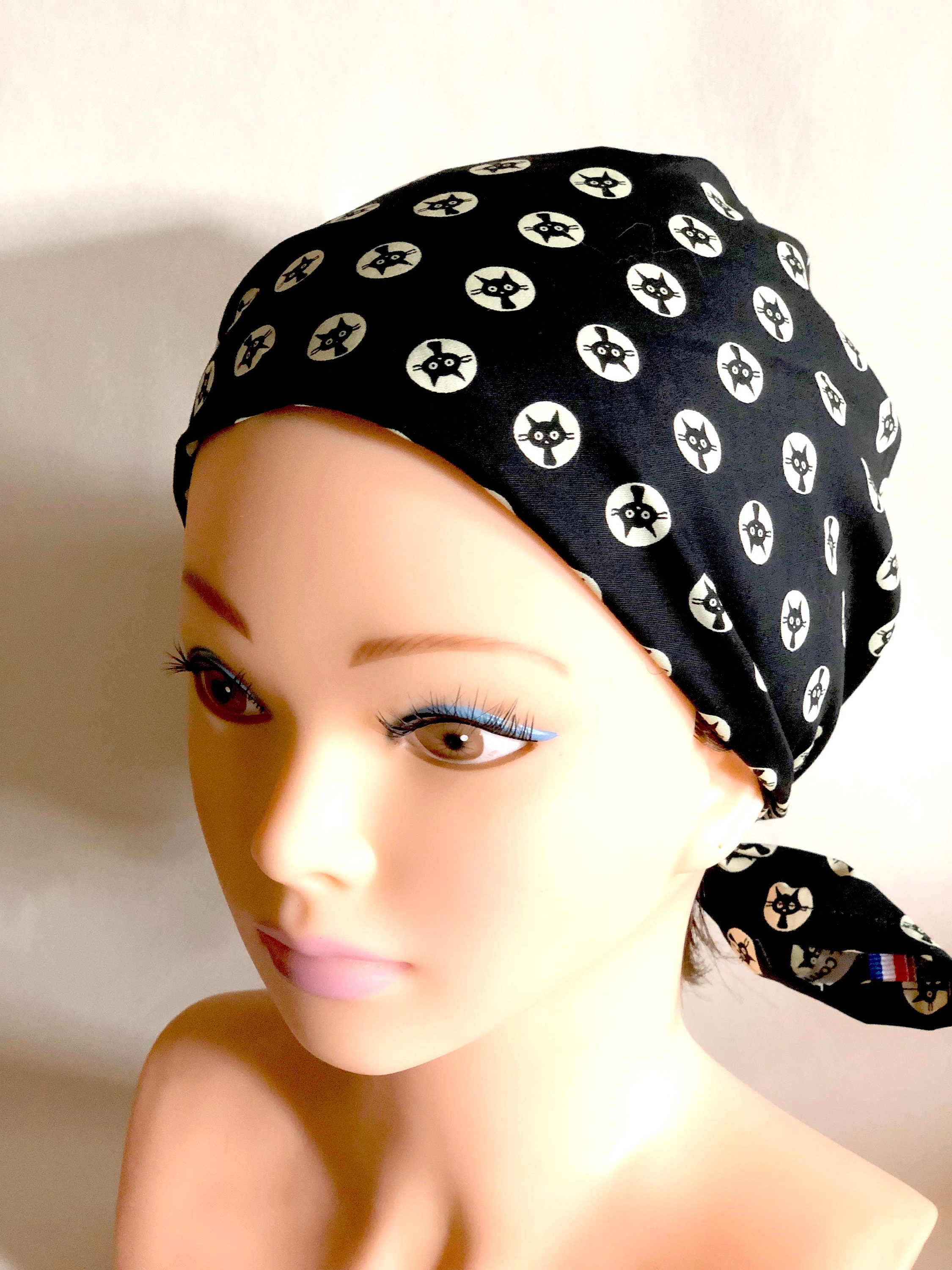 Cats Bandana, Chemo Headwear Women, Head Scarf for Cancer Patients ...