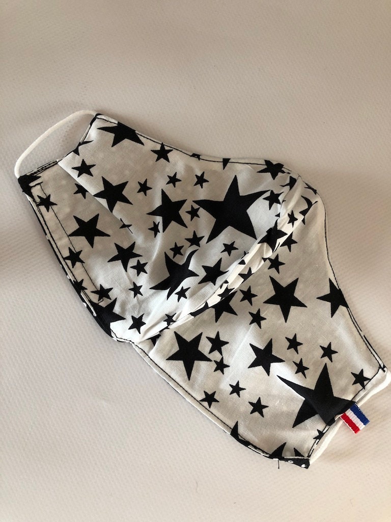 Washable, Reversible Cotton Face Mask / Chemo Mask / Flu Mask / Germ ...