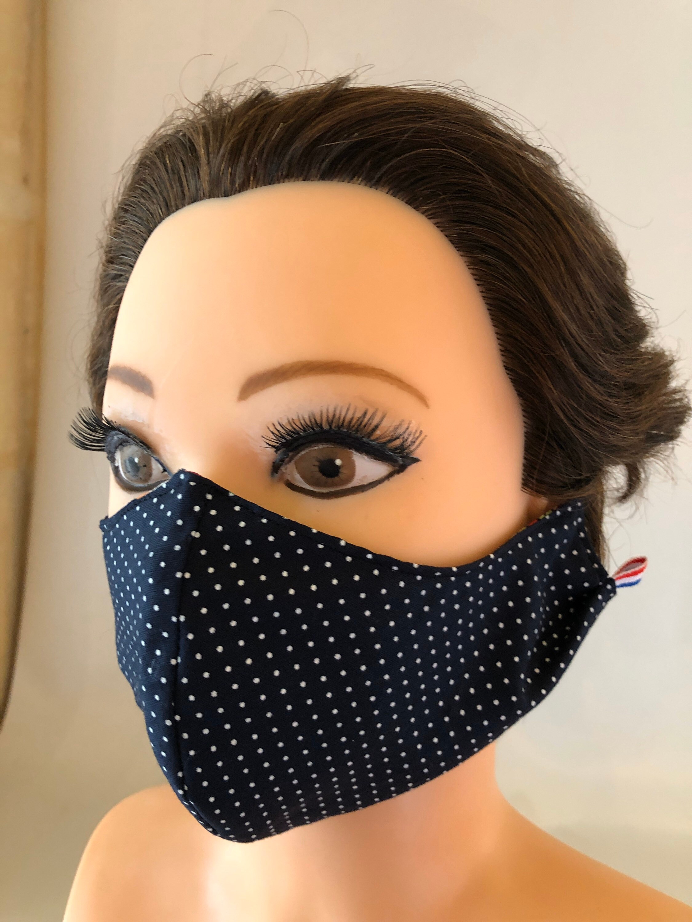 Washable, Reversible Cotton Face Mask / Chemo Mask / Flu Mask / Germ ...