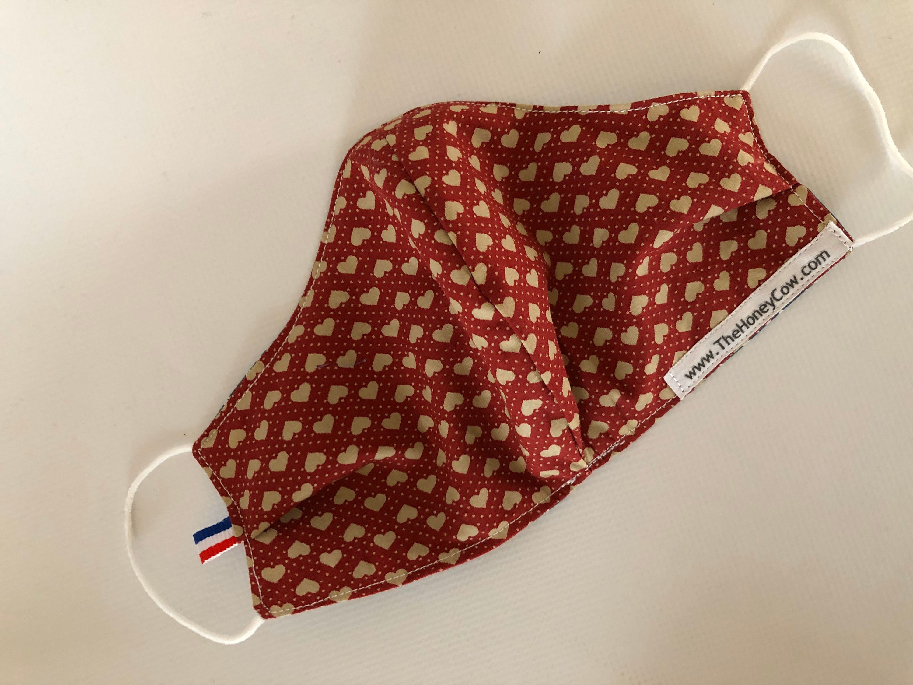 Washable, Reversible Cotton Face Mask / Chemo Mask / Flu Mask / Germ ...