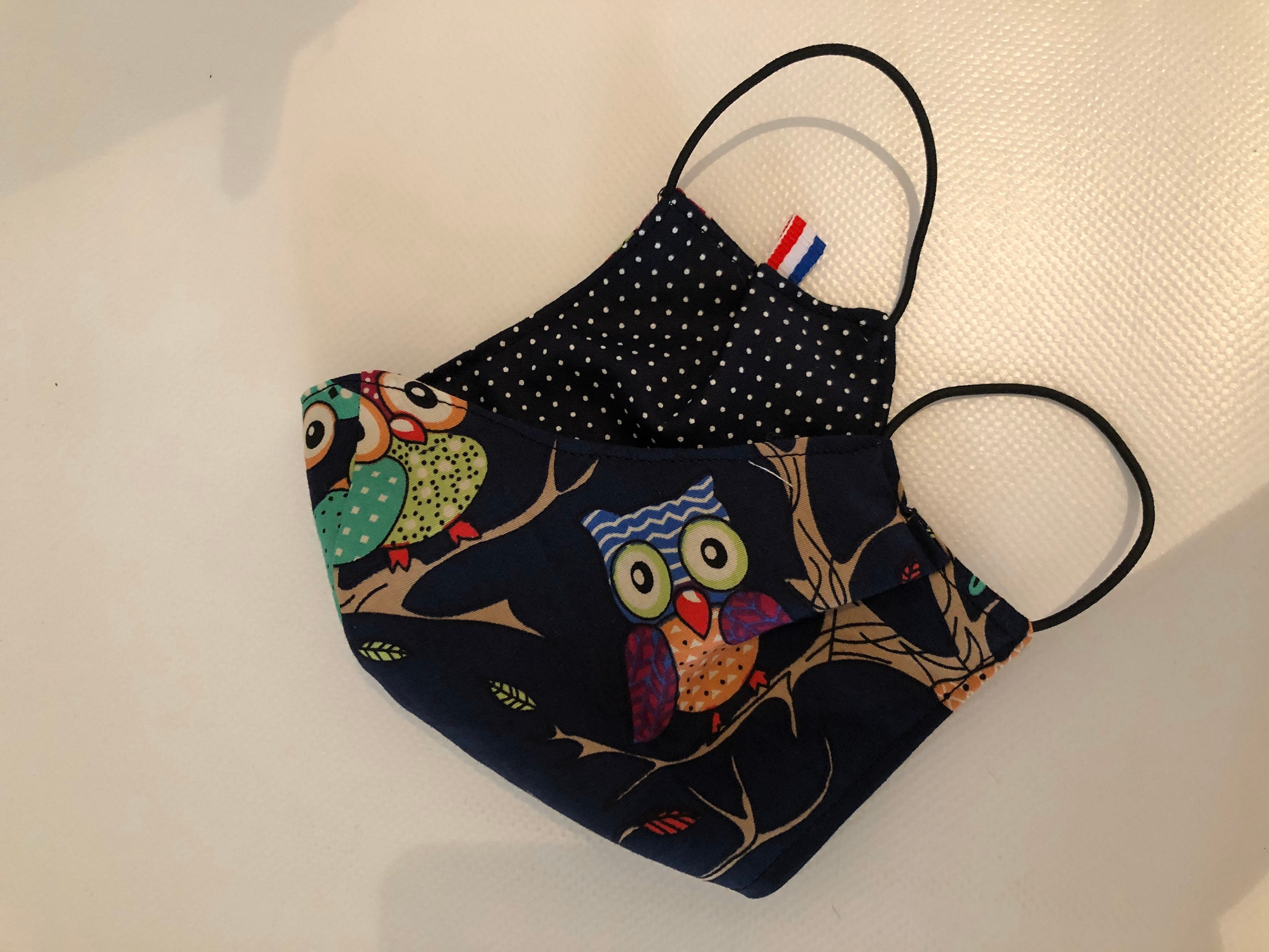 Washable, Reversible Cotton Face Mask / Chemo Mask / Flu Mask / Germ ...