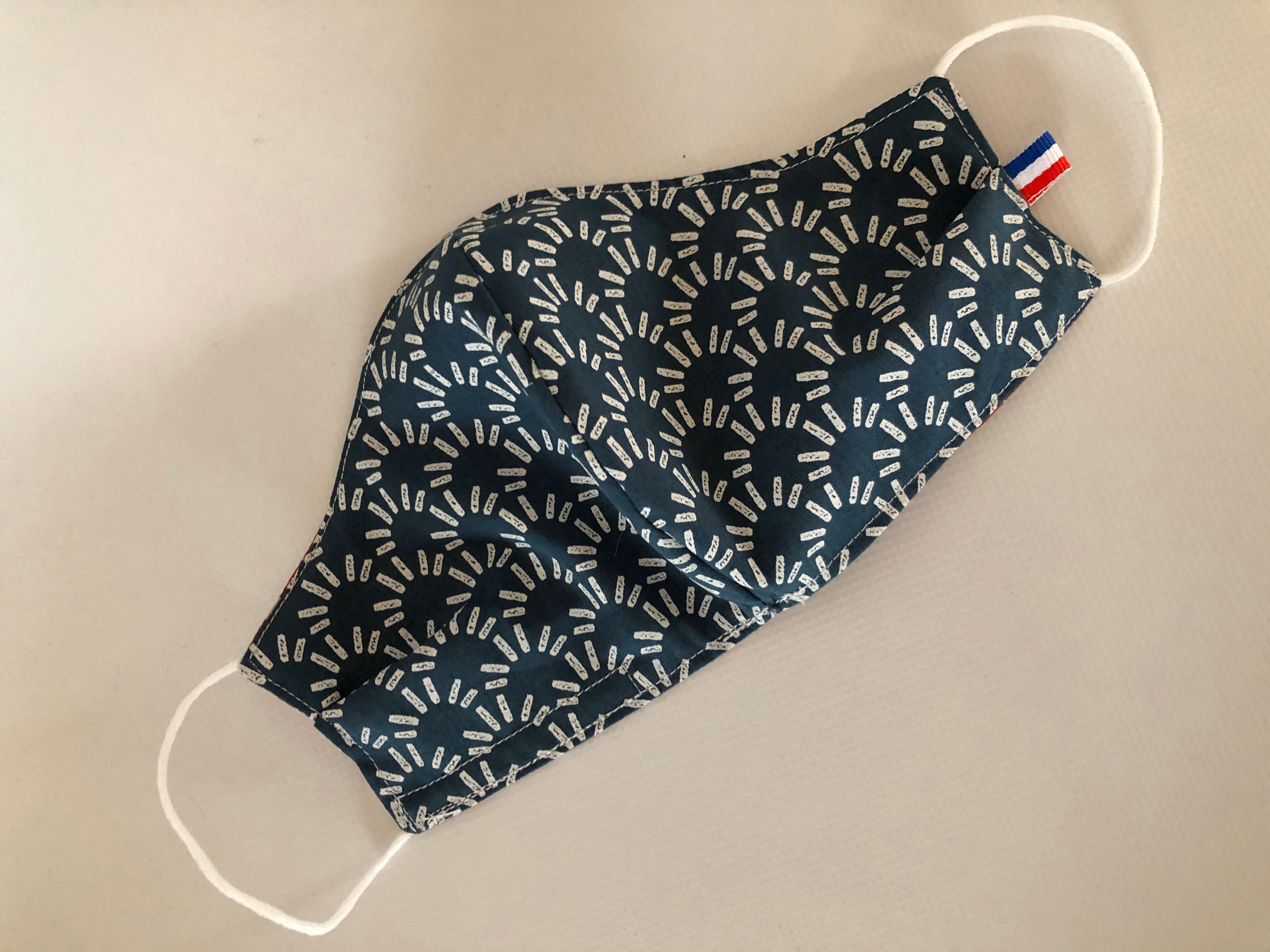 Washable, Reversible Cotton Face Mask / Chemo Mask / Flu Mask / Germ ...