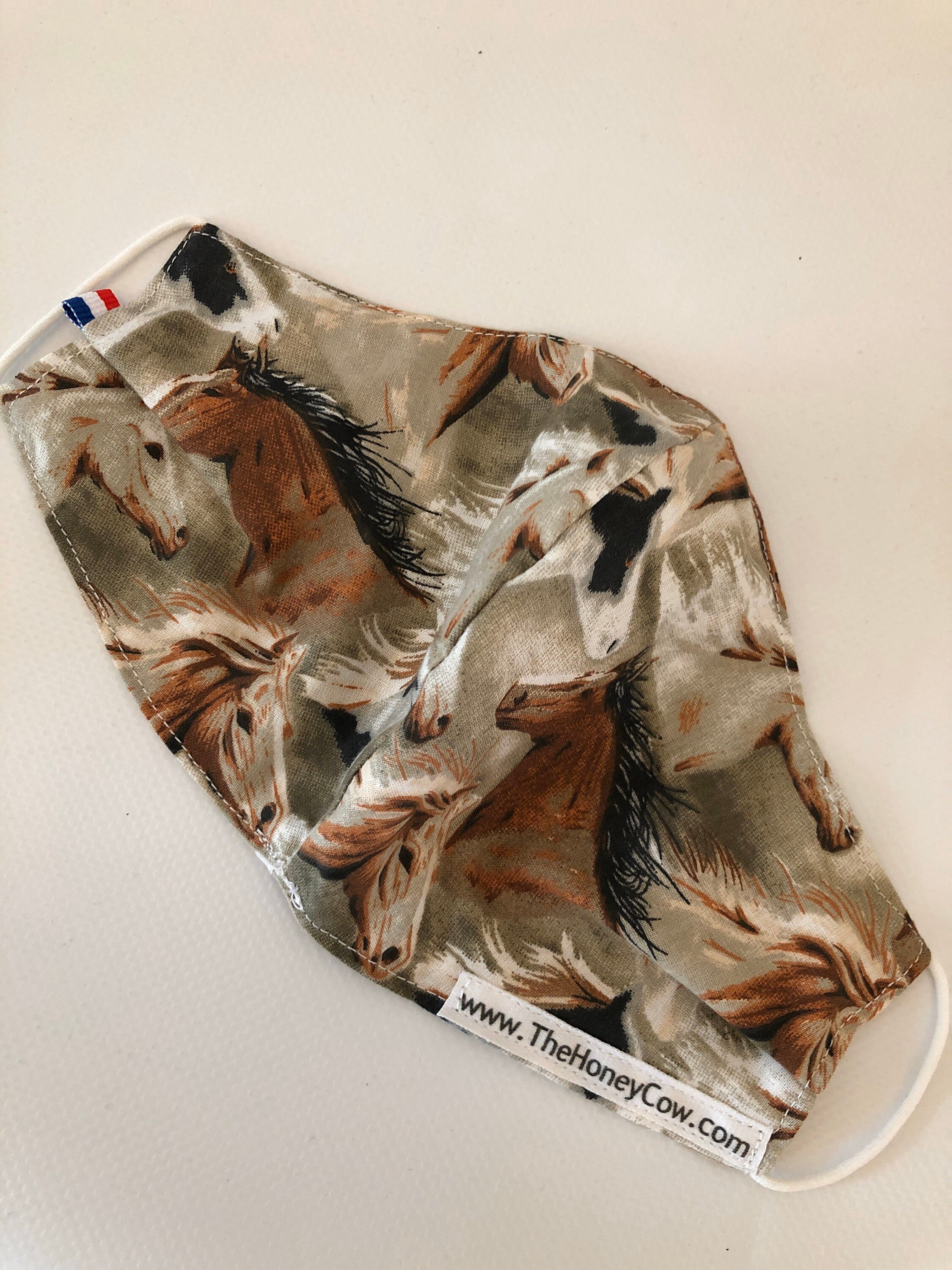 Washable, Reversible Cotton Face Mask / Chemo Mask / Flu Mask / Germ ...