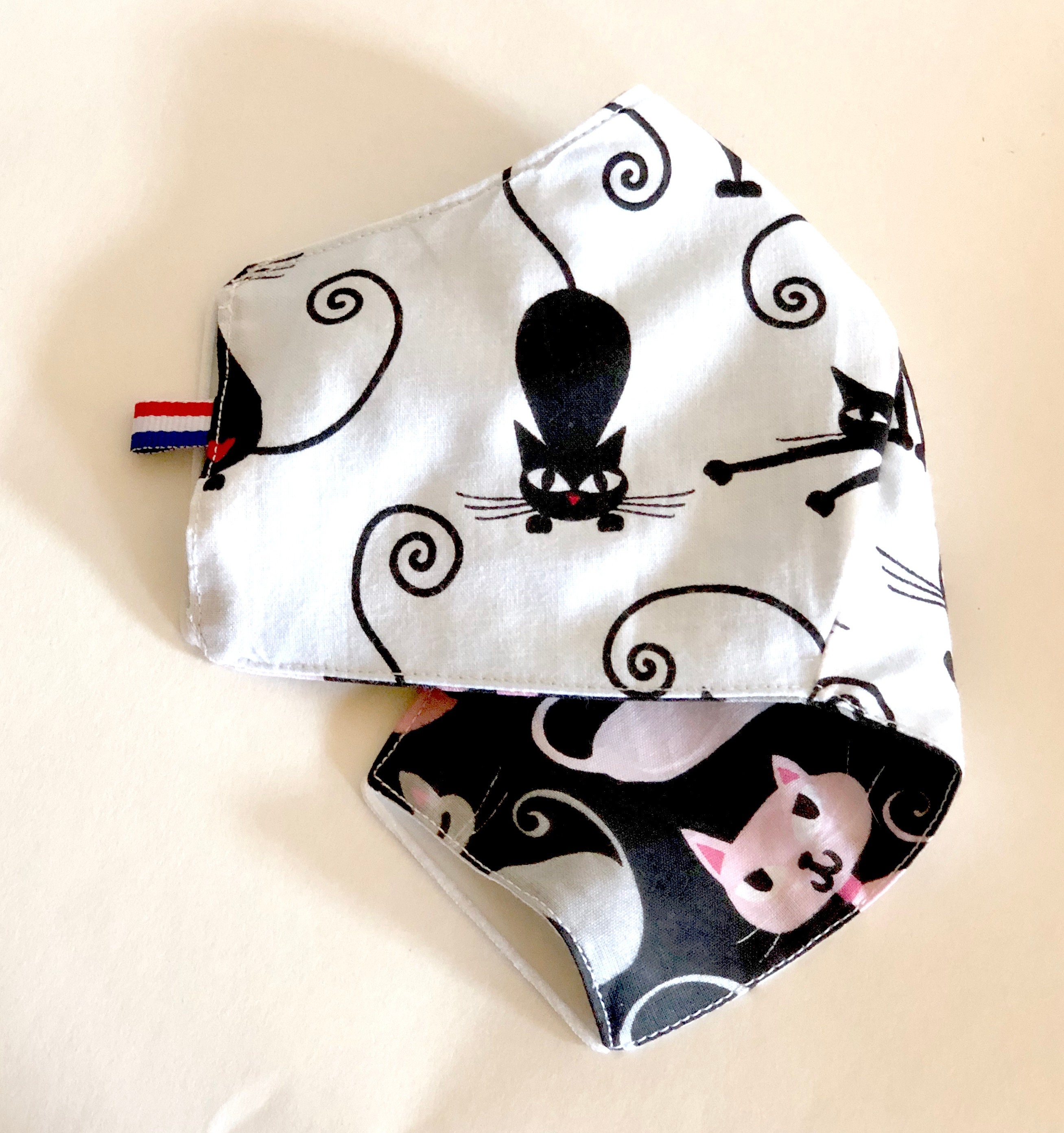 Washable, Reversible Cotton Face Mask / Chemo Mask / Flu Mask / Germ ...