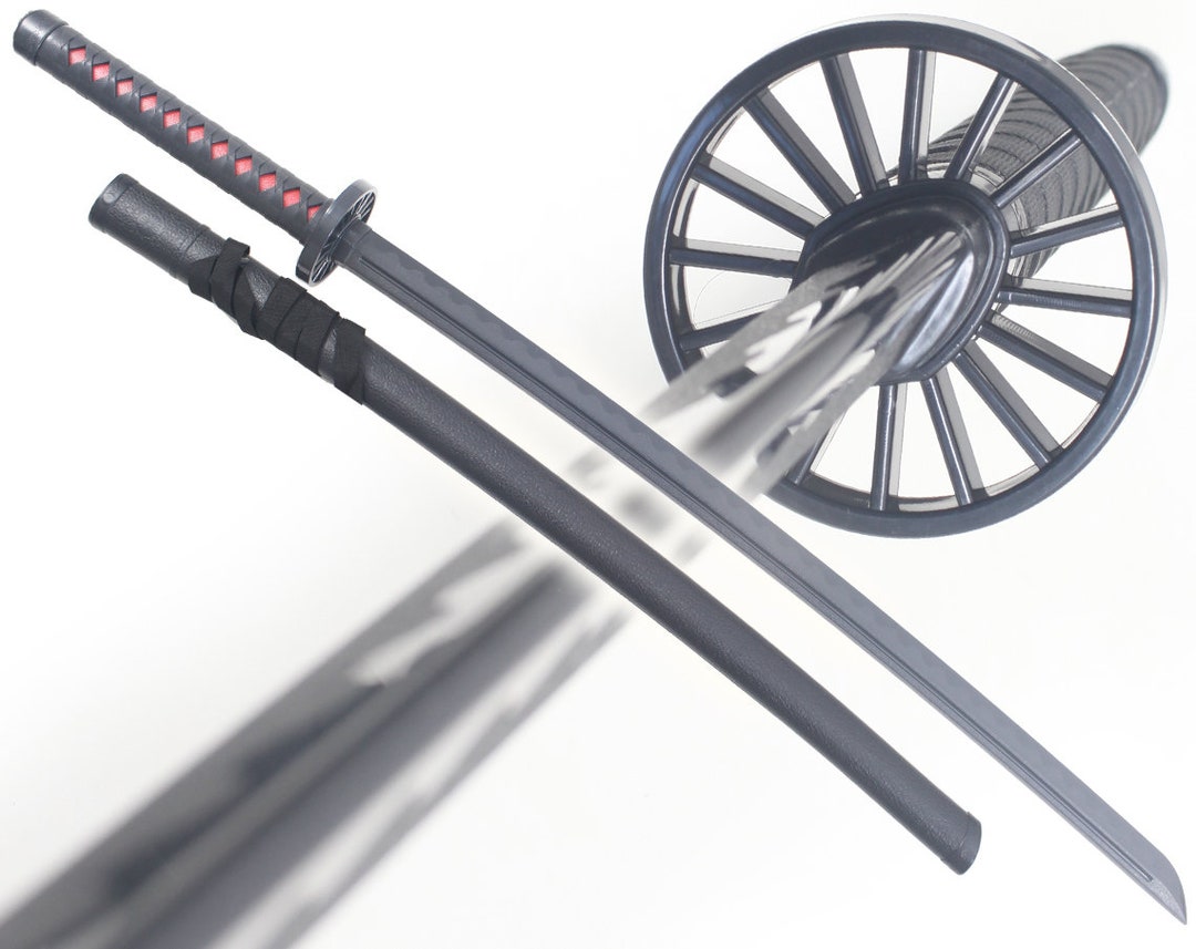 Katana Plastic Katana Anime Saber Sword + ABS Scabbard Katana ABS ...