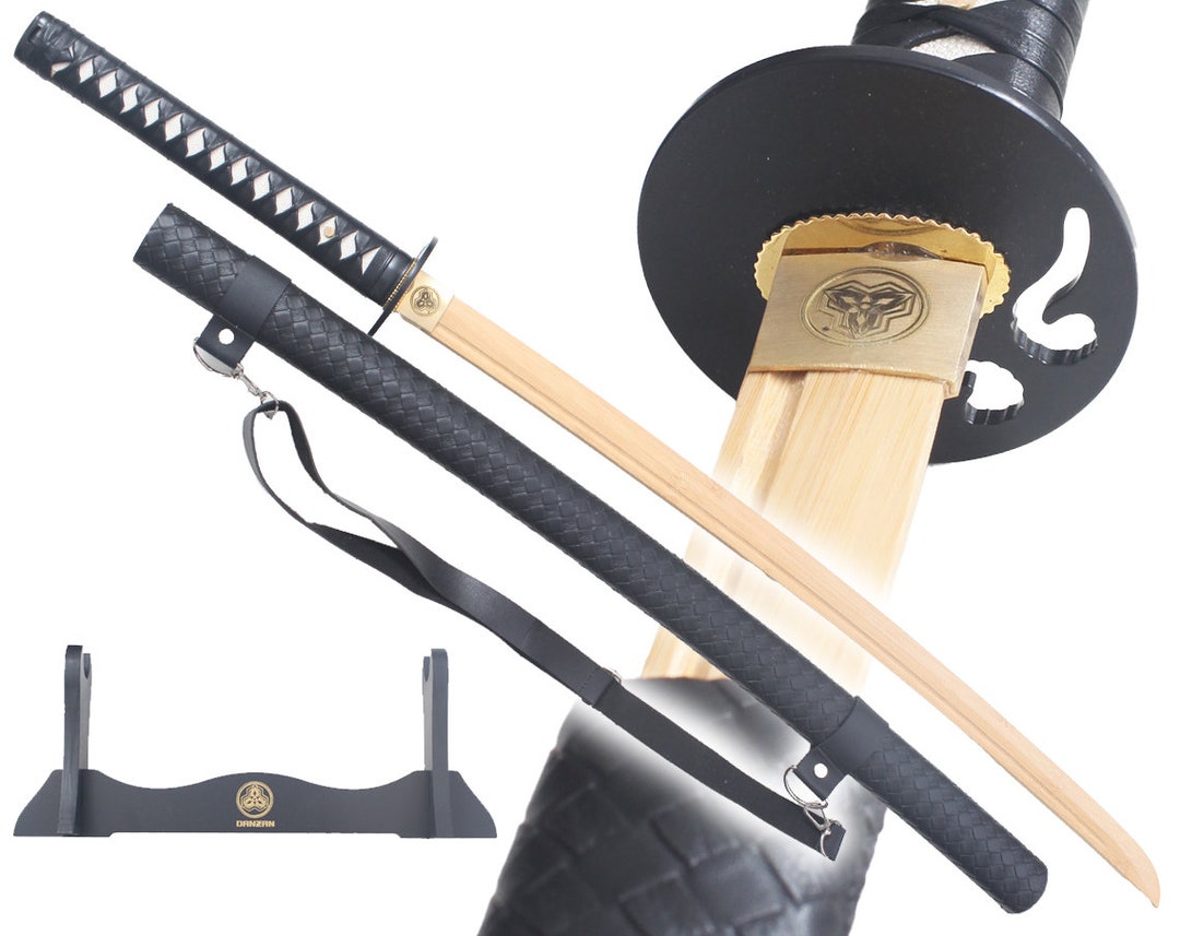 Danzan Katana Ronin Wooden Saber Training Sword - Wooden Blade Wooden ...