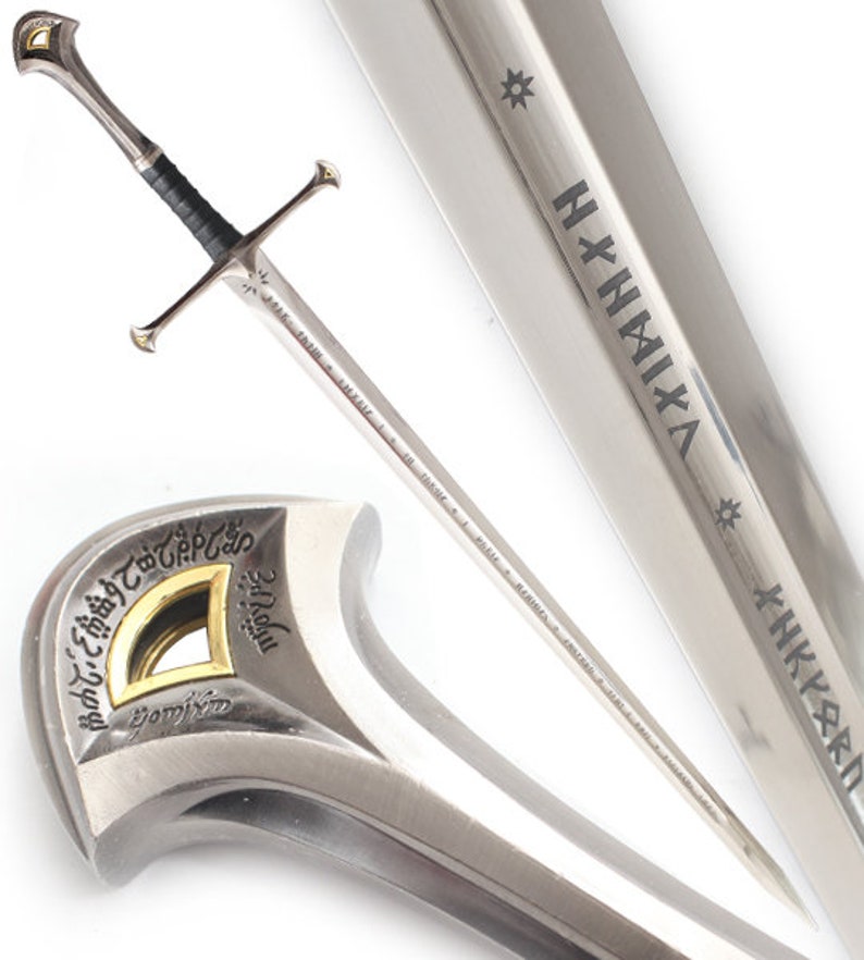 Anduril Epee Sword Decoration Medieval Sheath | Etsy