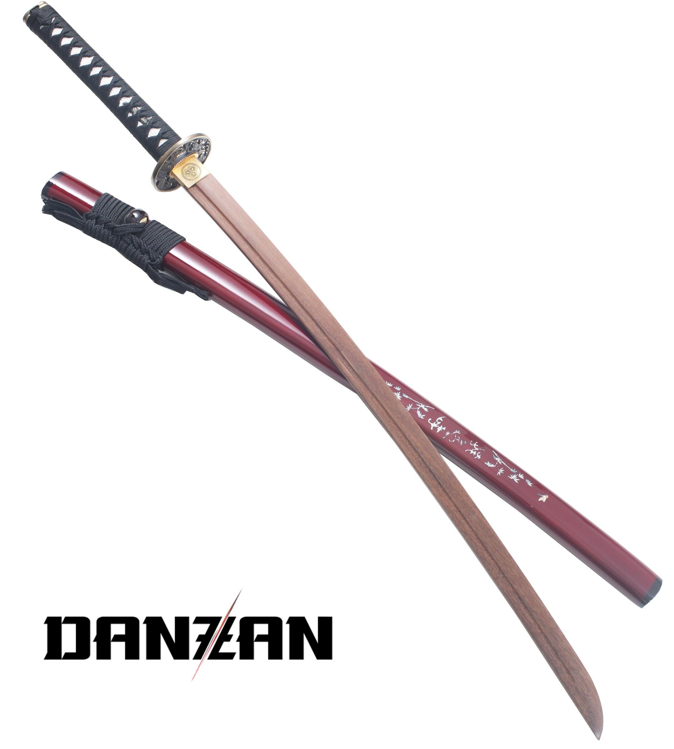 Danzan Katana Japanese Wooden Katana Saukra Sword Japanese Sword ...