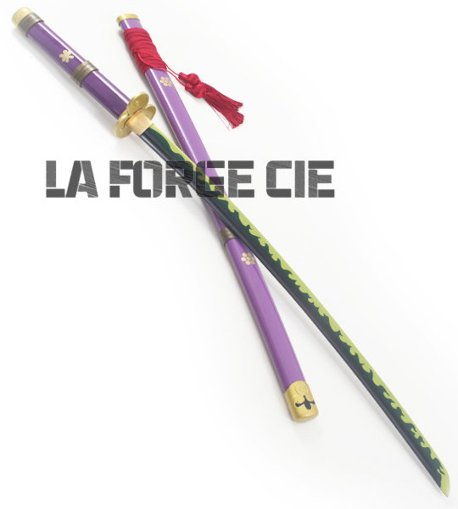 Katana Enma Epee Zoro Sabre Meito Zorro Fold Purple Sword Zoro - Etsy