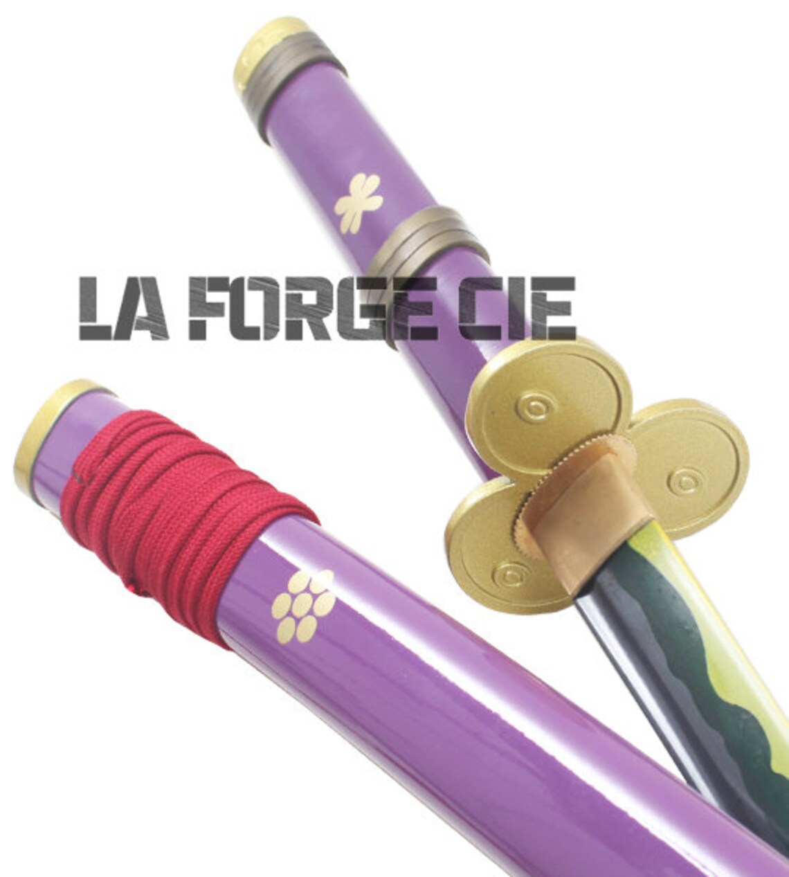 Katana Enma Epee Zoro Sabre Meito Zorro Fold Purple Sword Zoro - Etsy