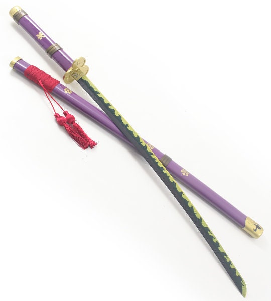 Katana Enma Epee Zoro Sabre Meito Zorro Fold Purple Sword Zoro - Etsy UK