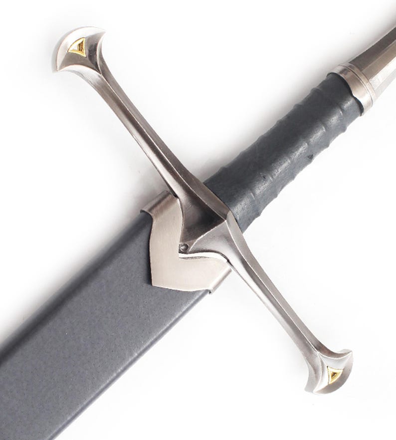 Anduril Sword Medieval Sword + Scabbard - Fantasy Sword Medieval Sword ...